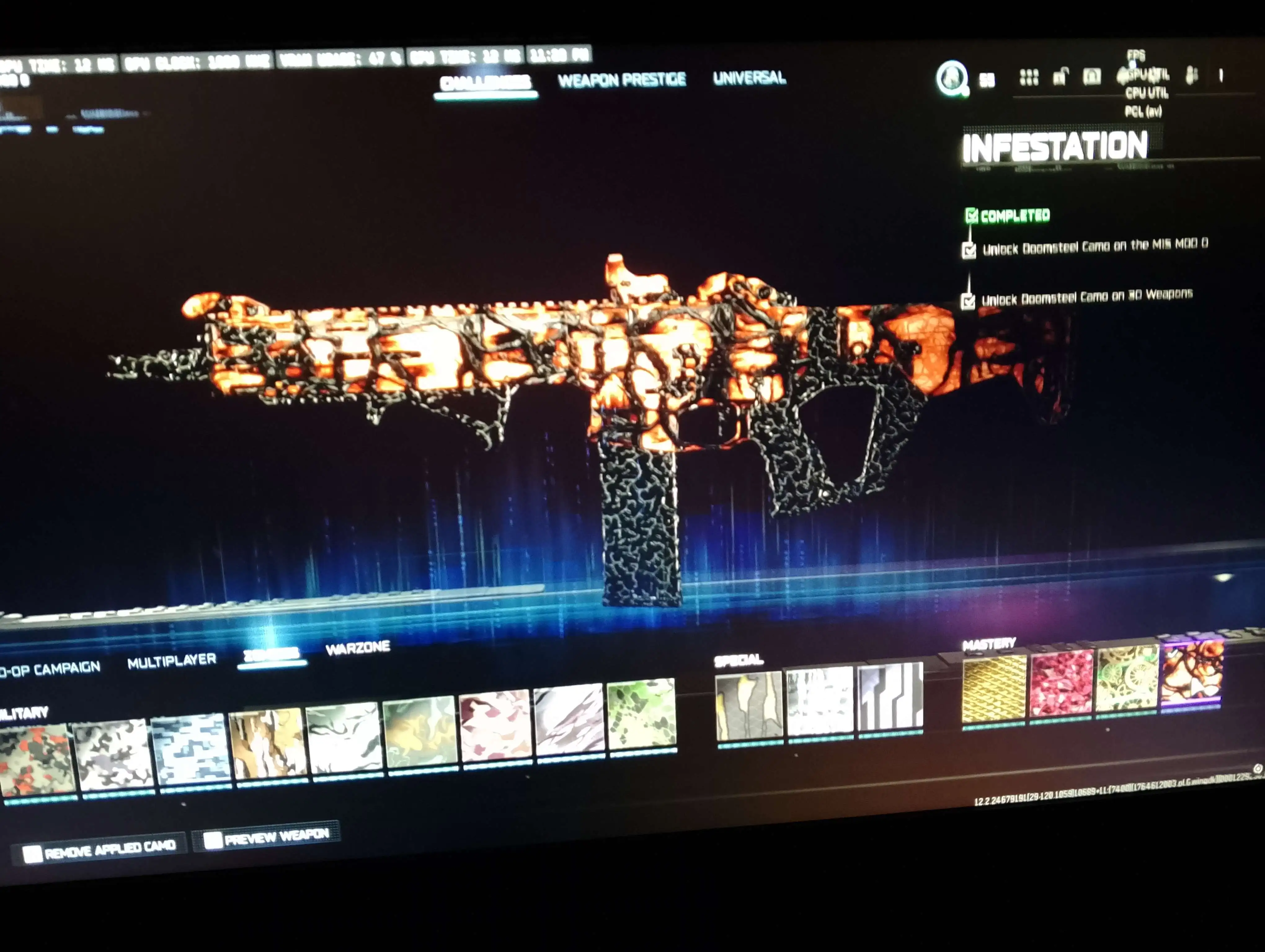 Buy 🏹🔥 BO7 🔥🏹 30 infestation 🎖 Prestige 1 🔥 10 guns max🎨 495 Camos ⚡ ...