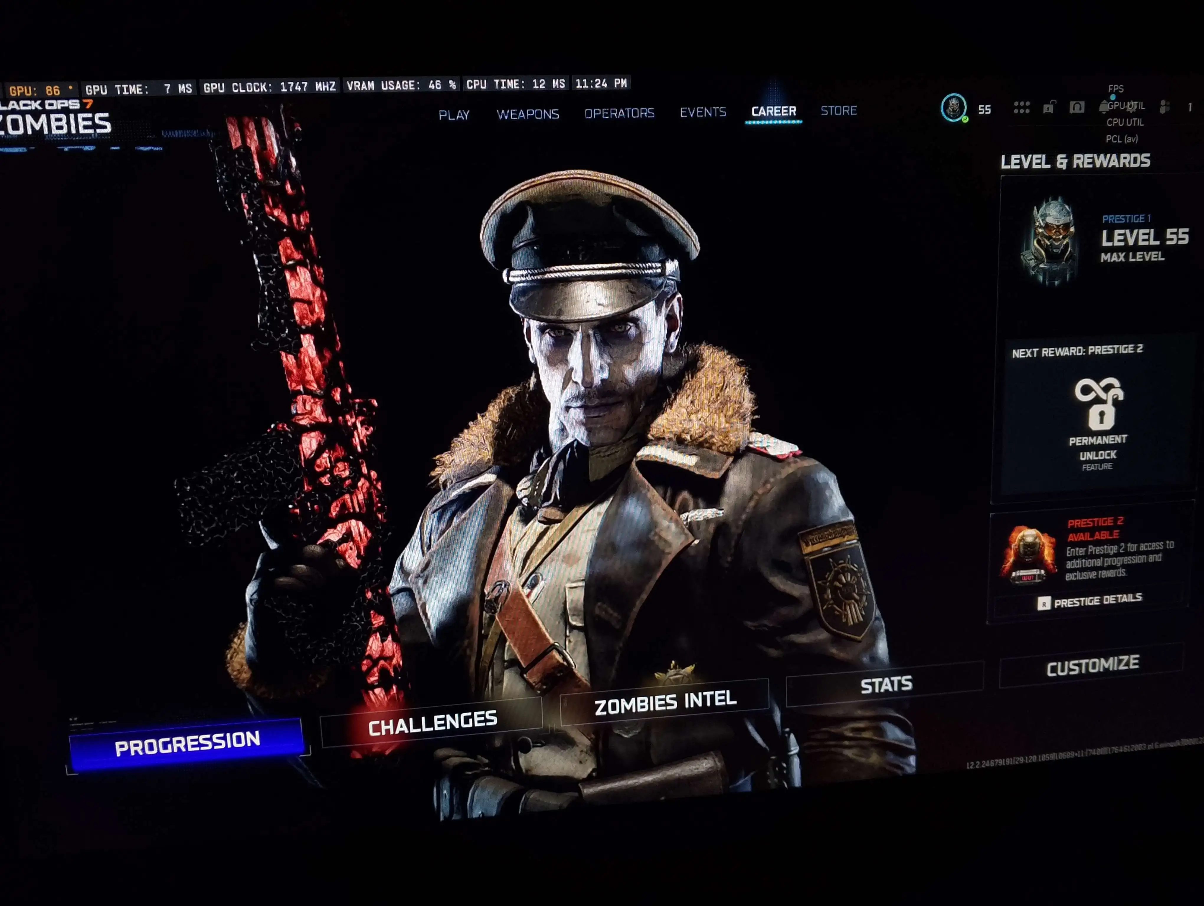 Buy 🏹🔥 BO7 🔥🏹 30 infestation 🎖 Prestige 1 🔥 10 guns max🎨 495 Camos ⚡ ...