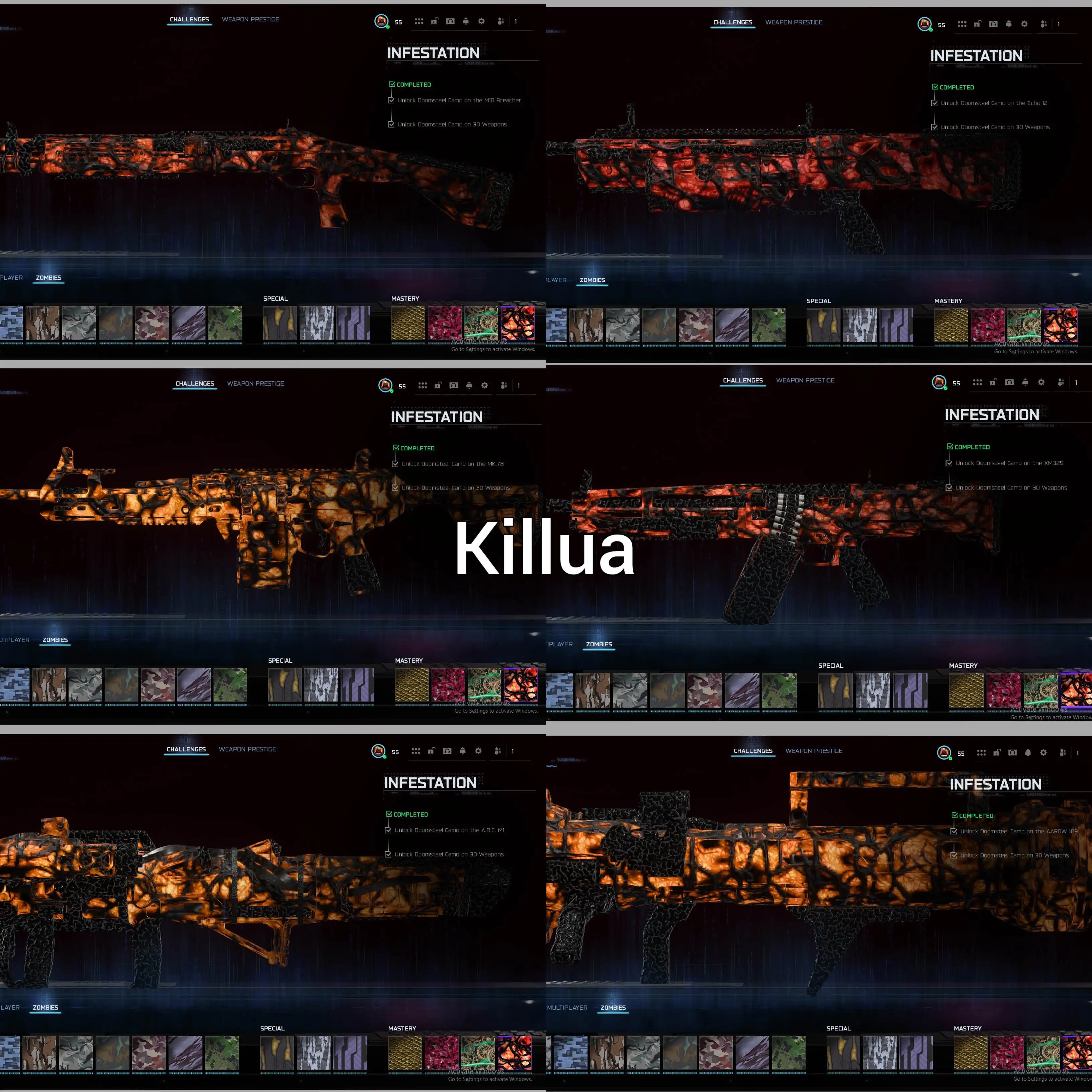 Acquista BO7 mastery account, Infestation Doomsteel Bloodstone Golden ...