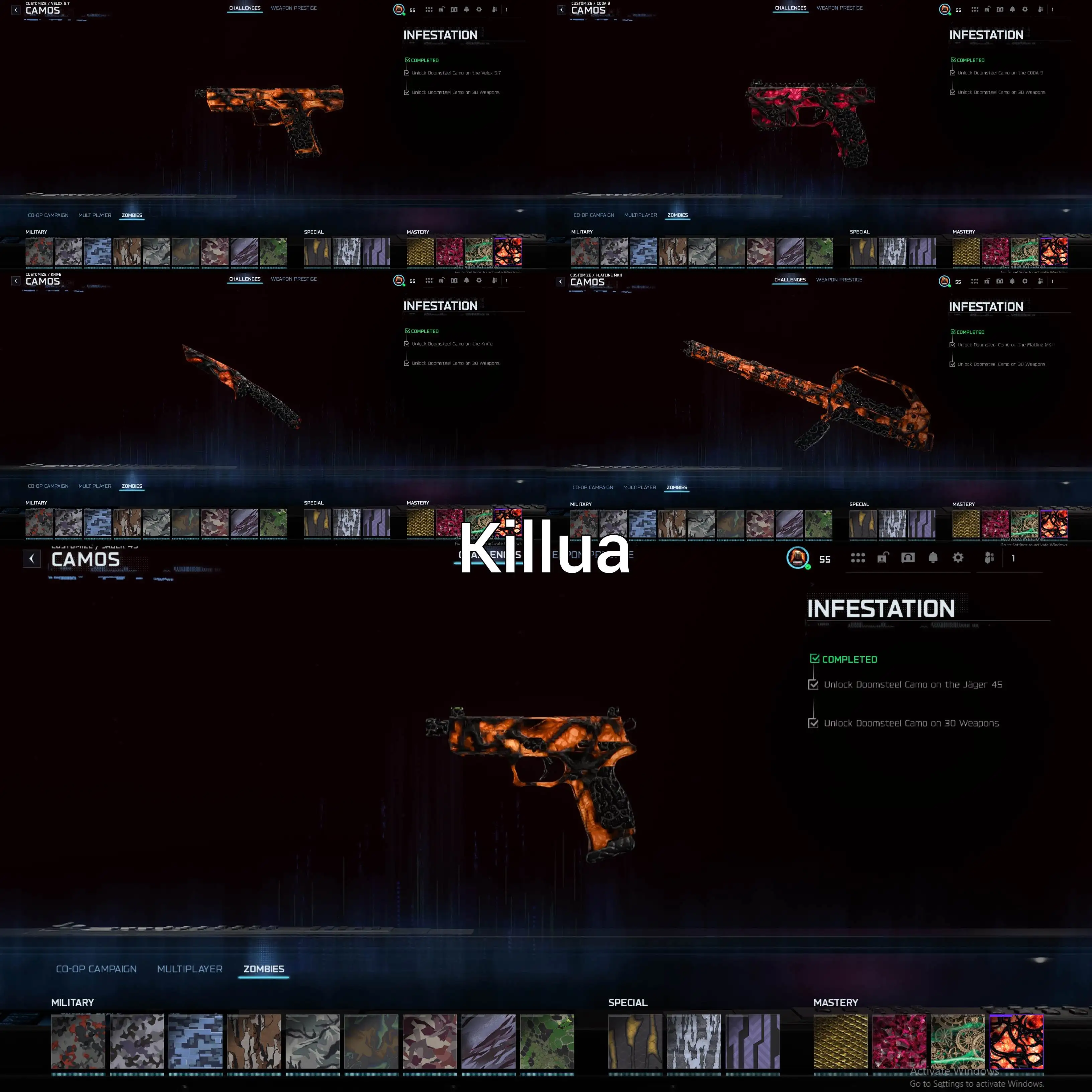 Acquista BO7 mastery account, Infestation Doomsteel Bloodstone Golden ...