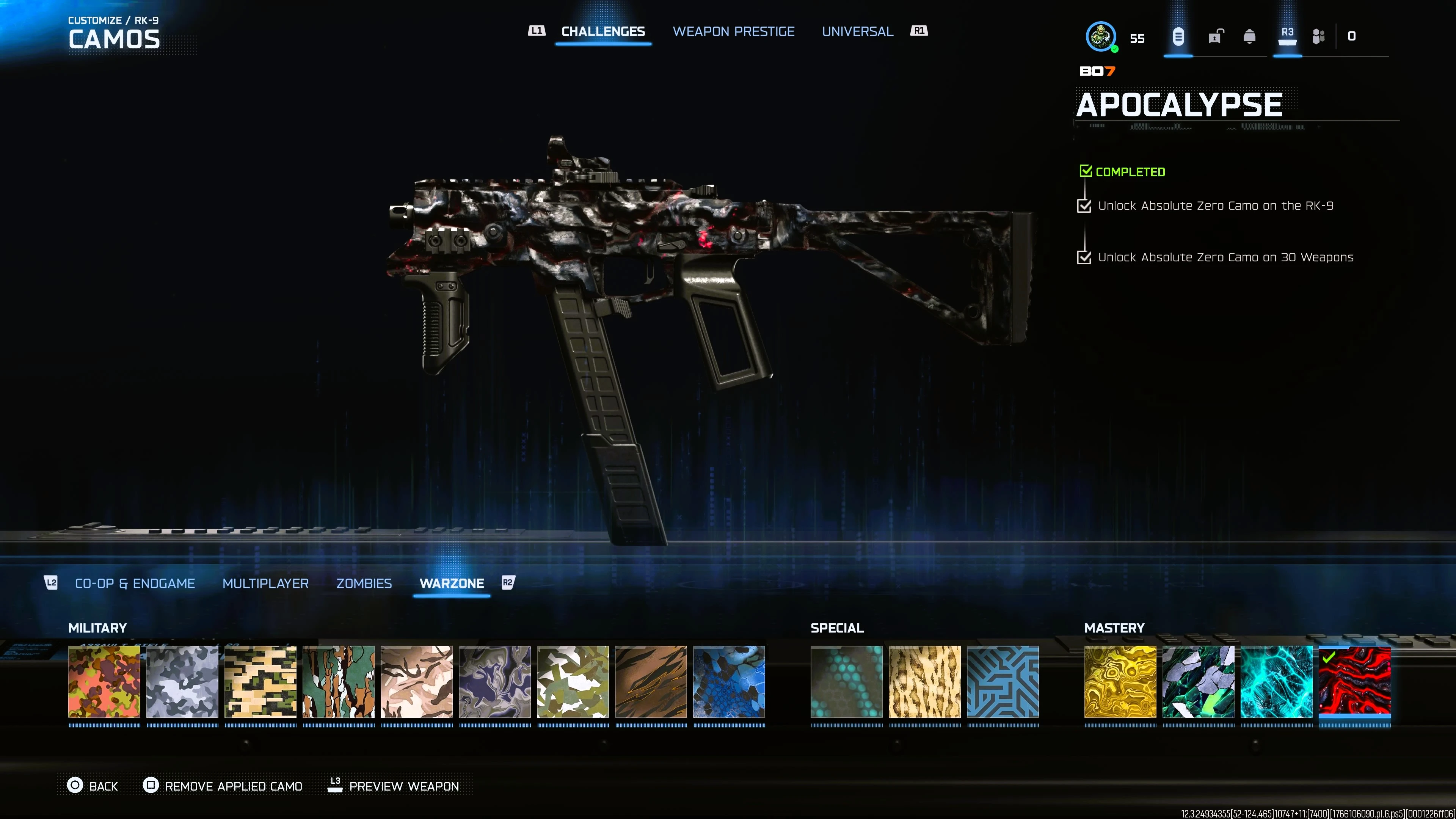 Kaufe Reaver 🎀 Prestige Master ️ Apocalypse Camo on 30 Guns 💫 level 55 ...