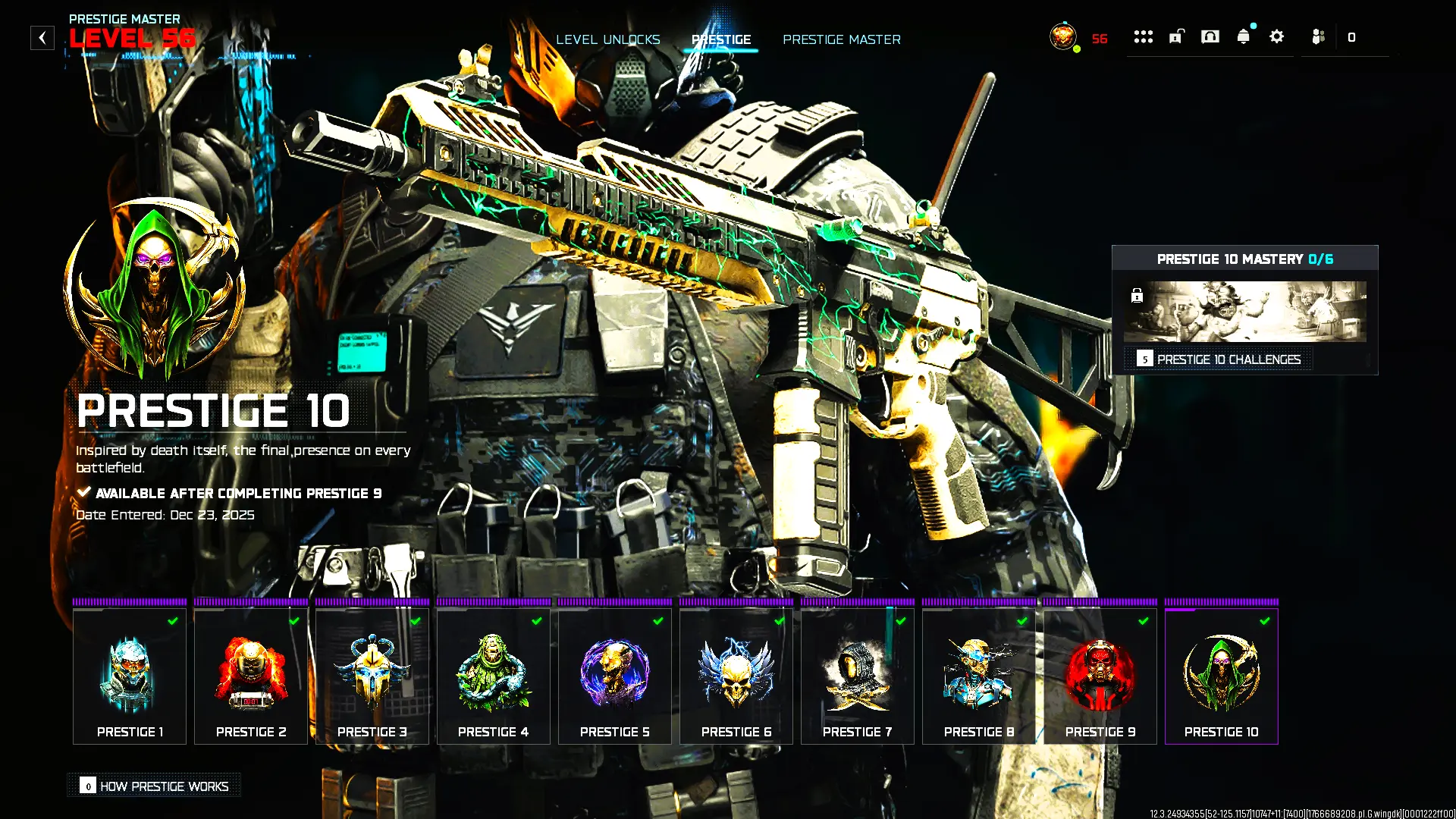 Kaufe Reaver 🎀 Prestige Master ️ Apocalypse Camo on 30 Guns 💫 level 55 ...