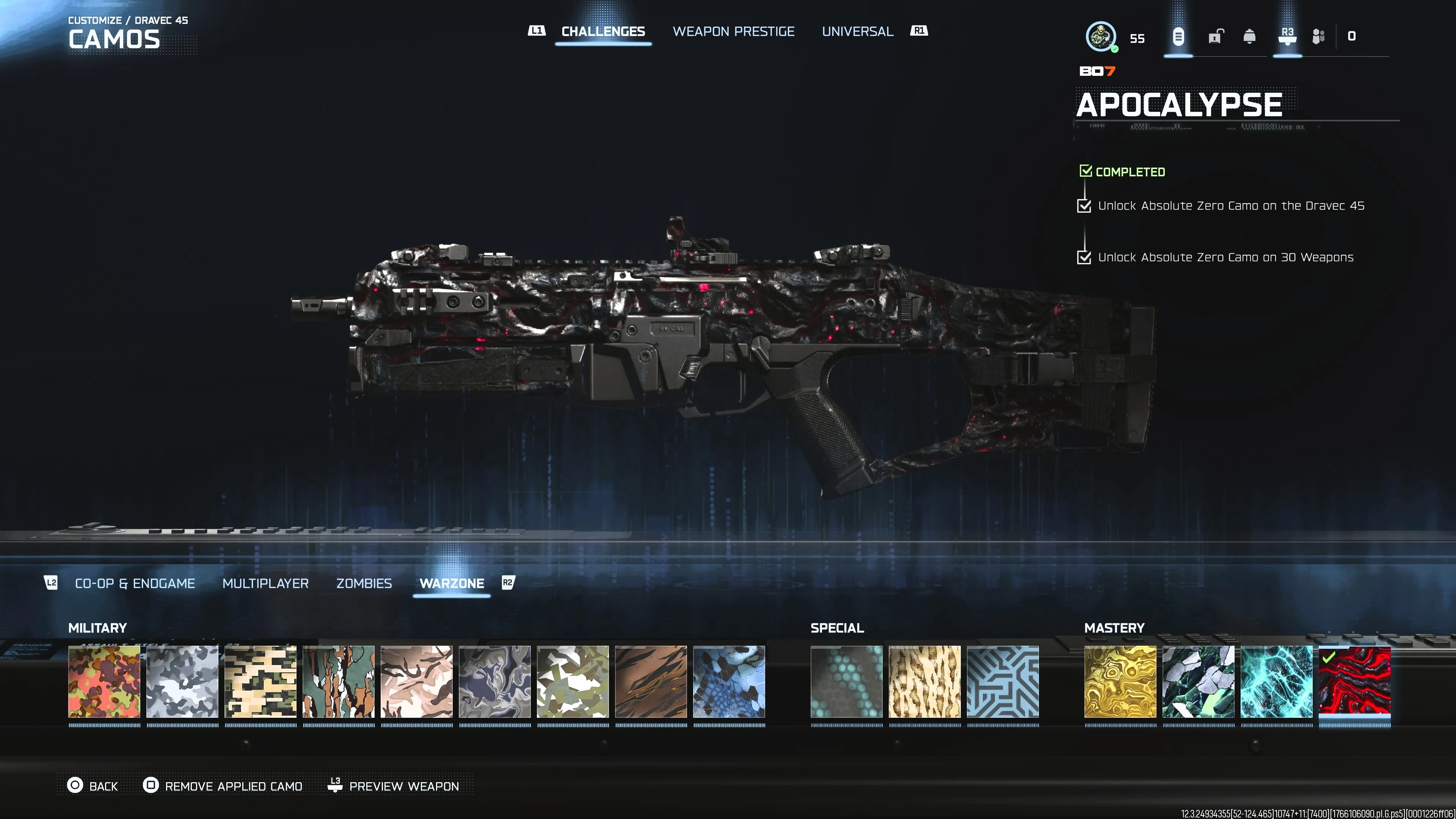 购买 Gladiator 🎉 Prestige Master + Apocalypse Camo on 30 Guns 💫 level 55 ...