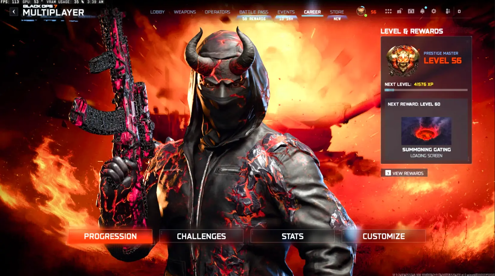 Buy 🎳🎖️ Bo7 🎟️ 30+ Guns Maxed ⭐ Prestige Master ️ level 55 ⭐ 25 ...