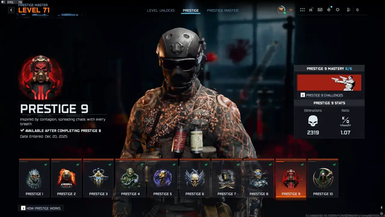 Buy 🔥 BO7 Elite 🔥 | 🛡️ Prestige Master | 🌀 Singularity Active | 🐺 450 ...