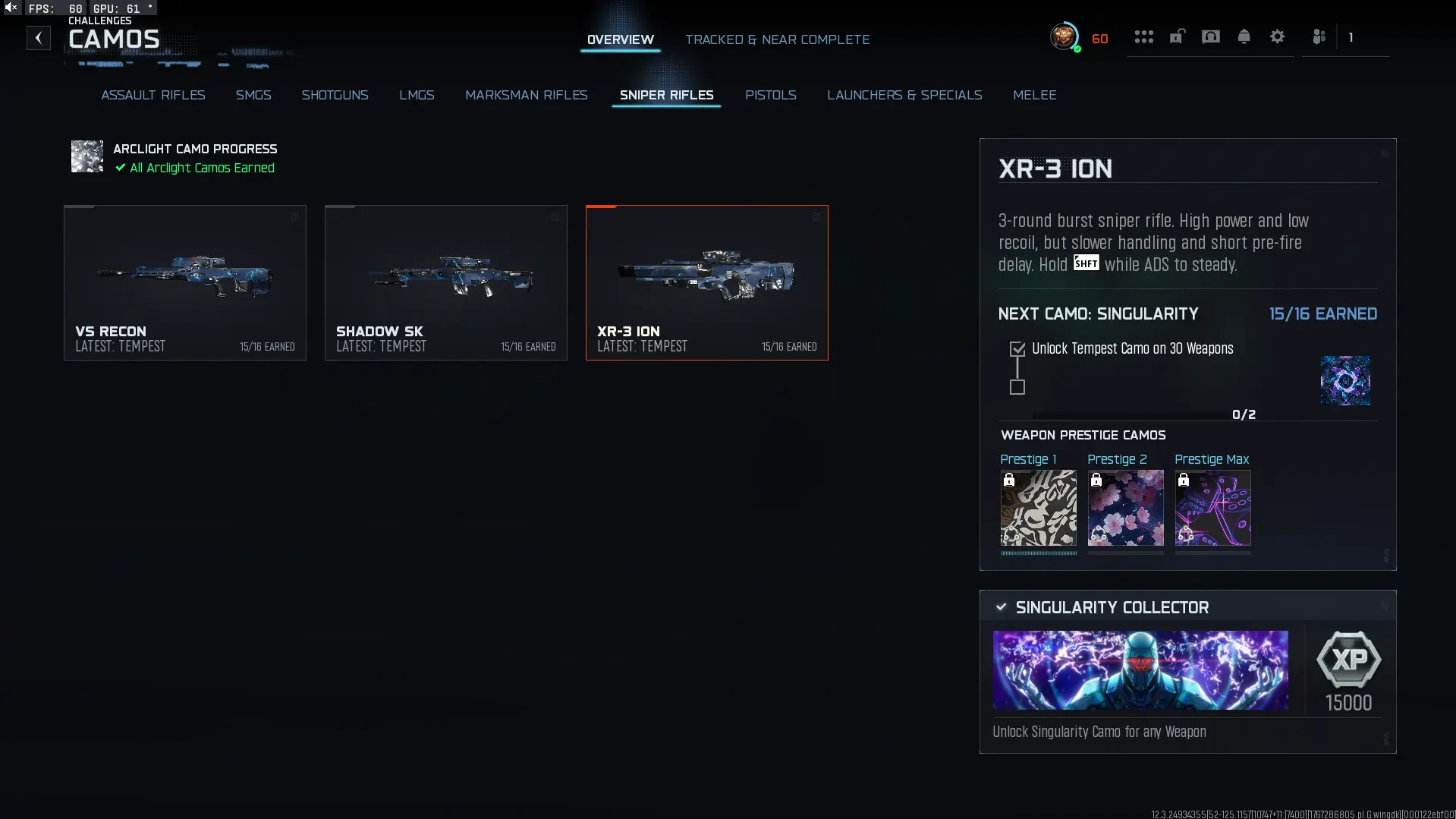 购买 🔥 BO7 { Singularity ️ Genesis ️ Abyss } 🚀 Prestige Master LVL 60 🎯 ...