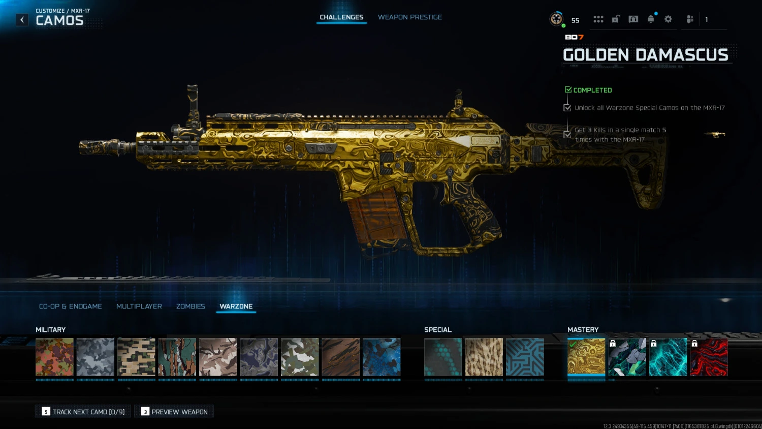 Buy 🎮【New Meta Weapon Golden Camo & Max Level (MPC-25 & MXR -17)】【New ...
