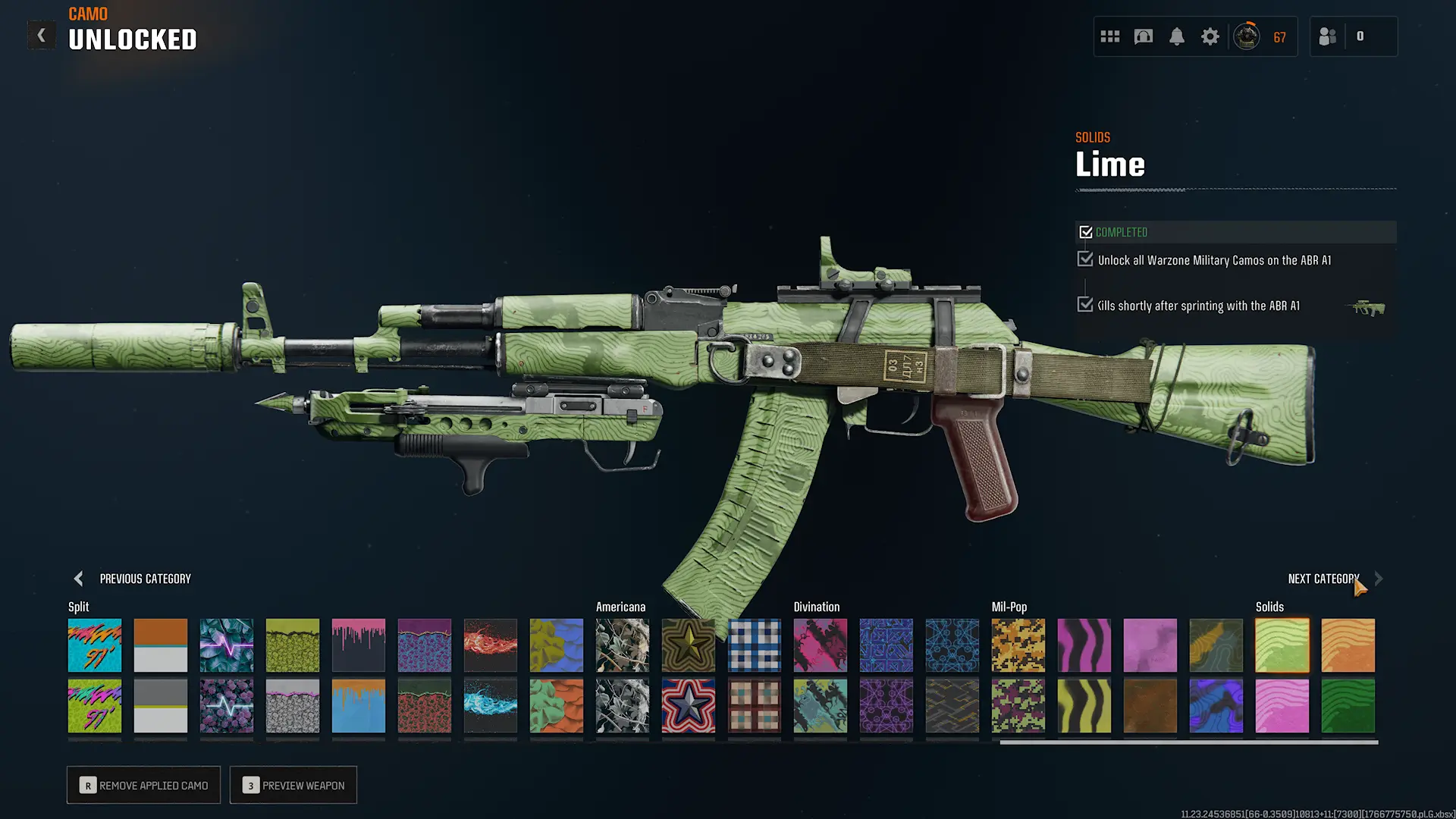 Buy 🔥 BO6 👑 Prestige Master 🏆 LEVEL 67 🌌 33× Nebula 🌑 33× Abyss 🔫 33 ...