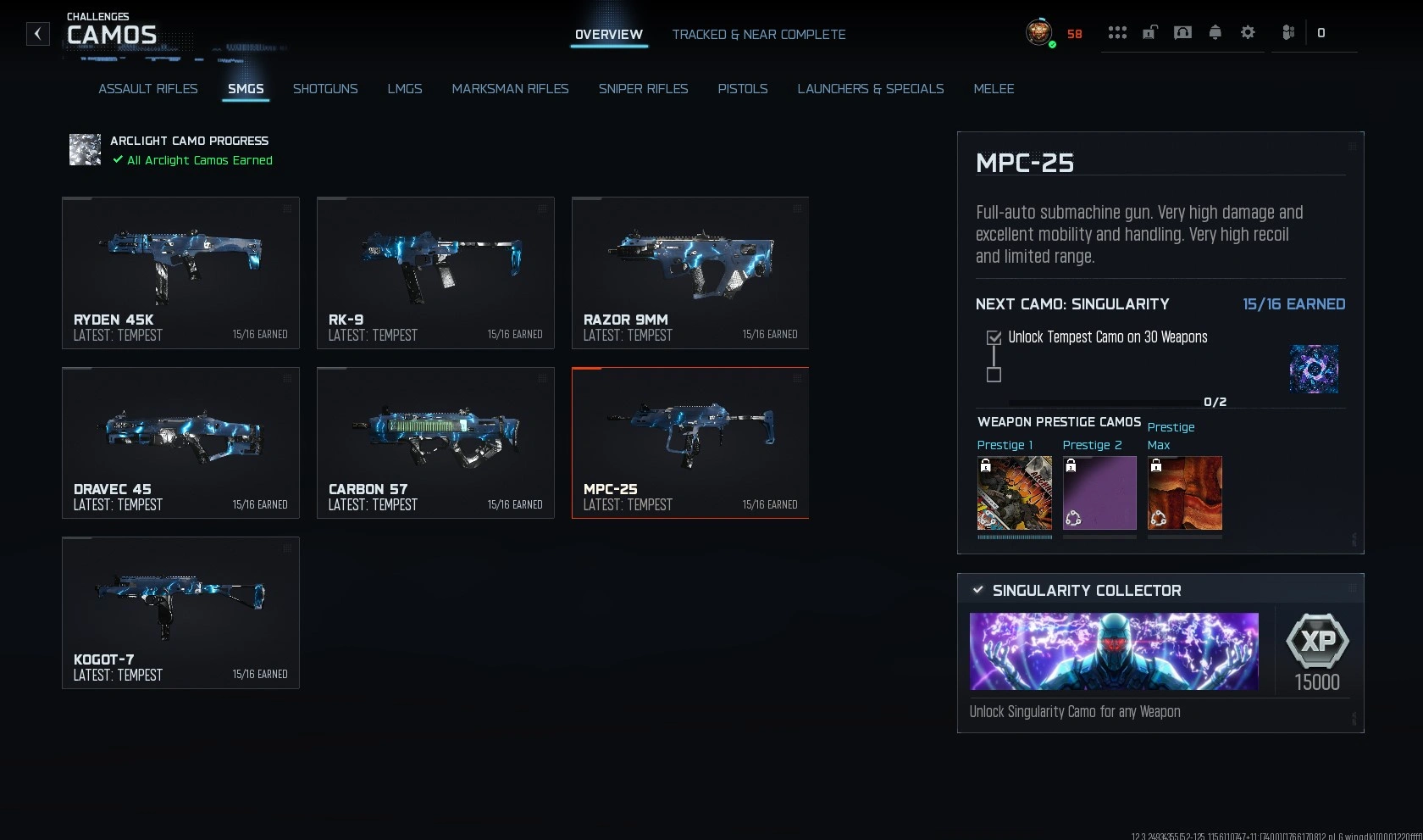 Buy 【💎 Black ops 7 ⸱ Warzone 1 】 💯 32 Singularity Camos & 11 weapon max ...