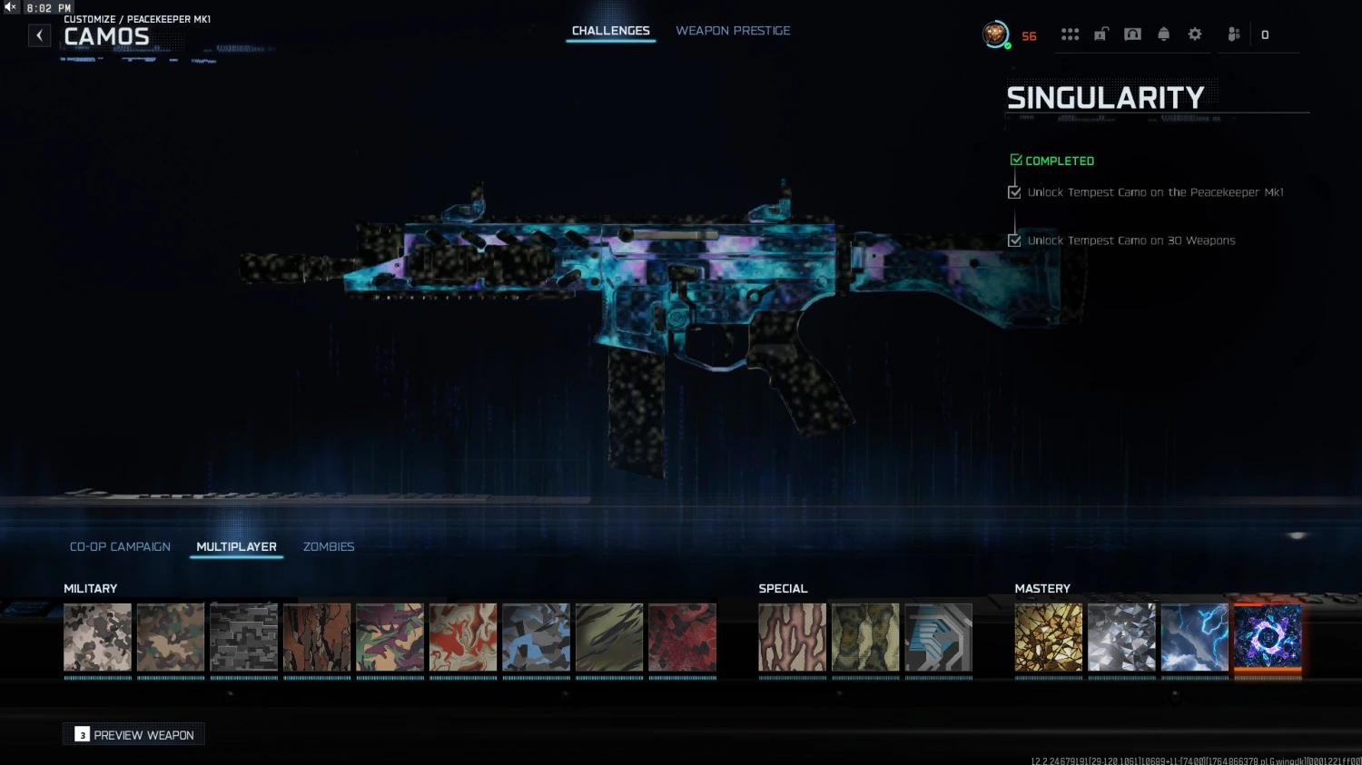 Vásárolj 🕹️ BO7 & WZ4 ☣️ Infestation X Singularity 🏆 Prestige Master 🖌️ ...