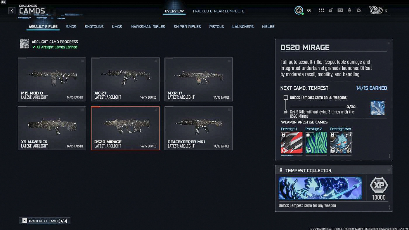 Buy ⚡ BO7 ⚡ 6 Arclight 💫 78 Camos 🎆 6 Shattered Gold 🚨 SMGs 🥇 Level 55 ...