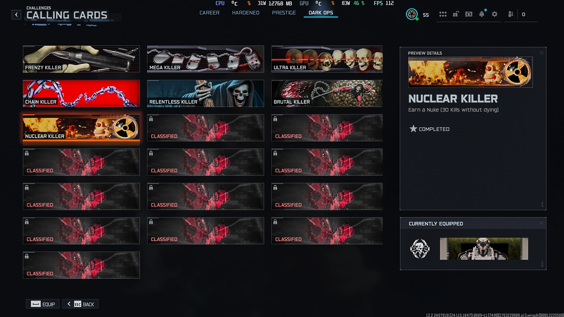 Buy ⚡ BO7 ⚡ 6 Arclight 💫 78 Camos 🎆 6 Shattered Gold 🚨 SMGs 🥇 Level 55 ...