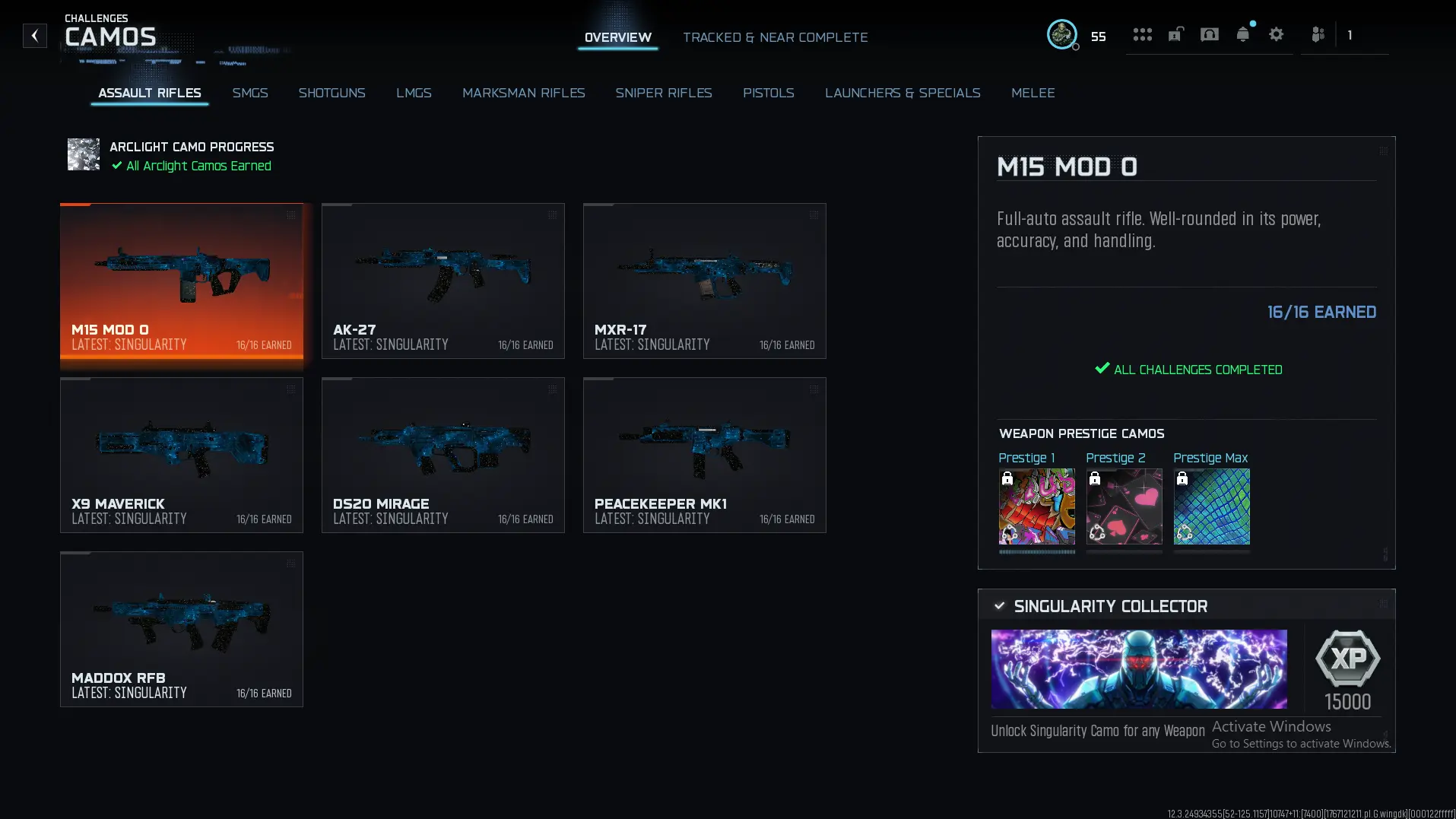 Buy 👑 BO7 & WZ 👑 Prestige Master 🧬 Infestation X Singularity 🖌️ 900 ...