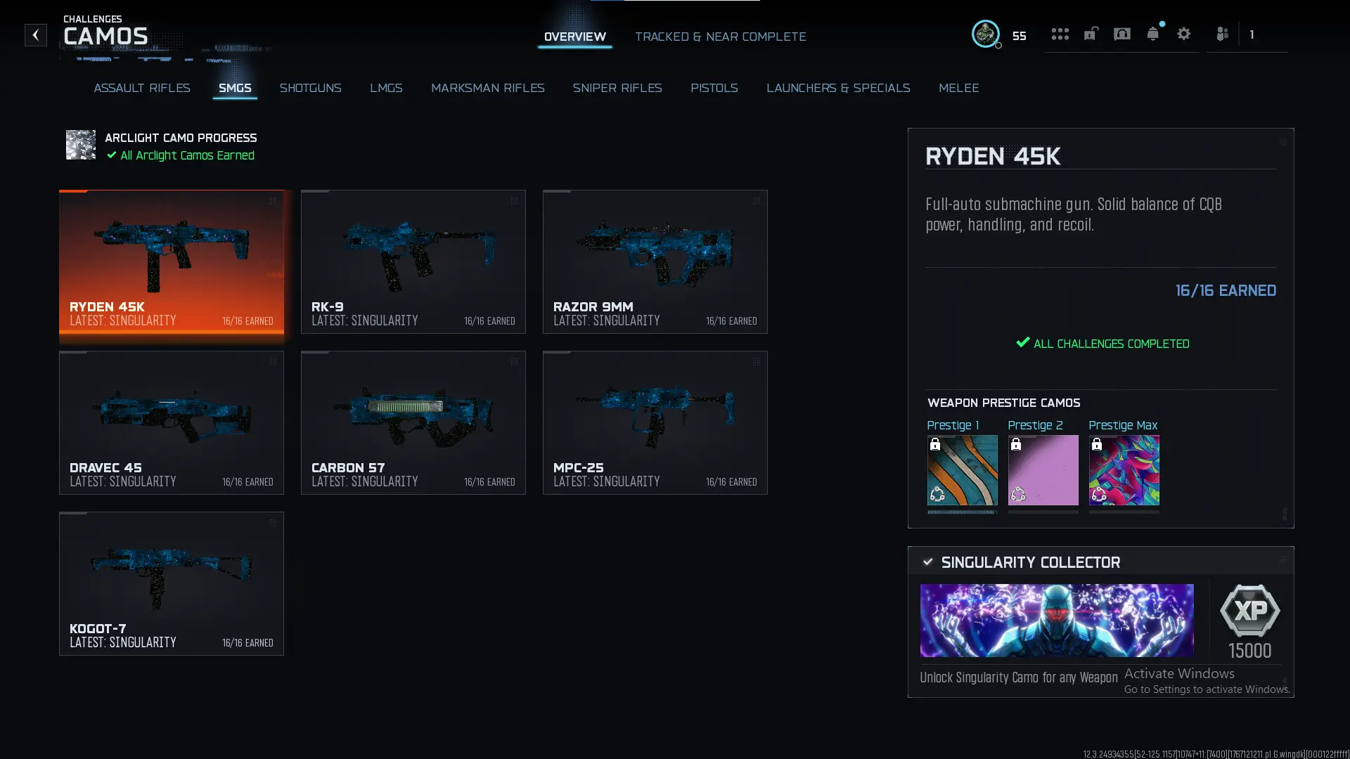 Buy 👑 BO7 & WZ 👑 Prestige Master 🧬 Infestation X Singularity 🖌️ 900 ...