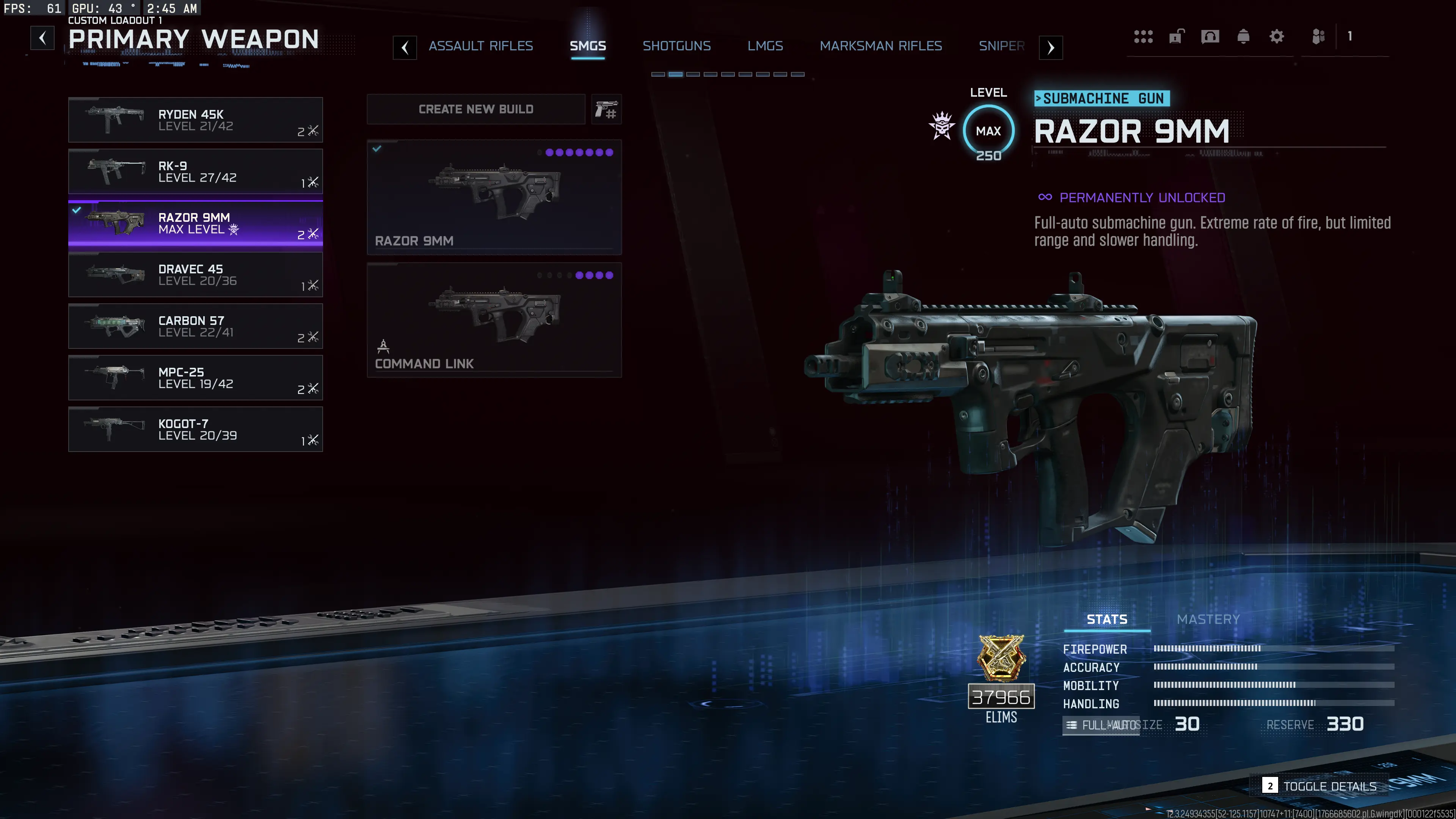 Αγόρασε 🪏 BO7 Prestige Master Lv 141 🫩 35/35 Singularity 🪉 Maxed ...