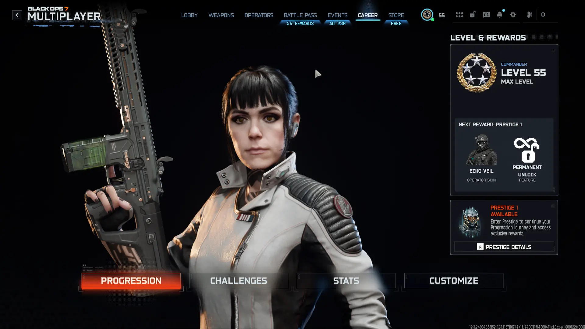 Koupit 🔥Handmade Singularity 30/30 , LVL 55, 450+Camos ⸱ Black Ops 7 ...