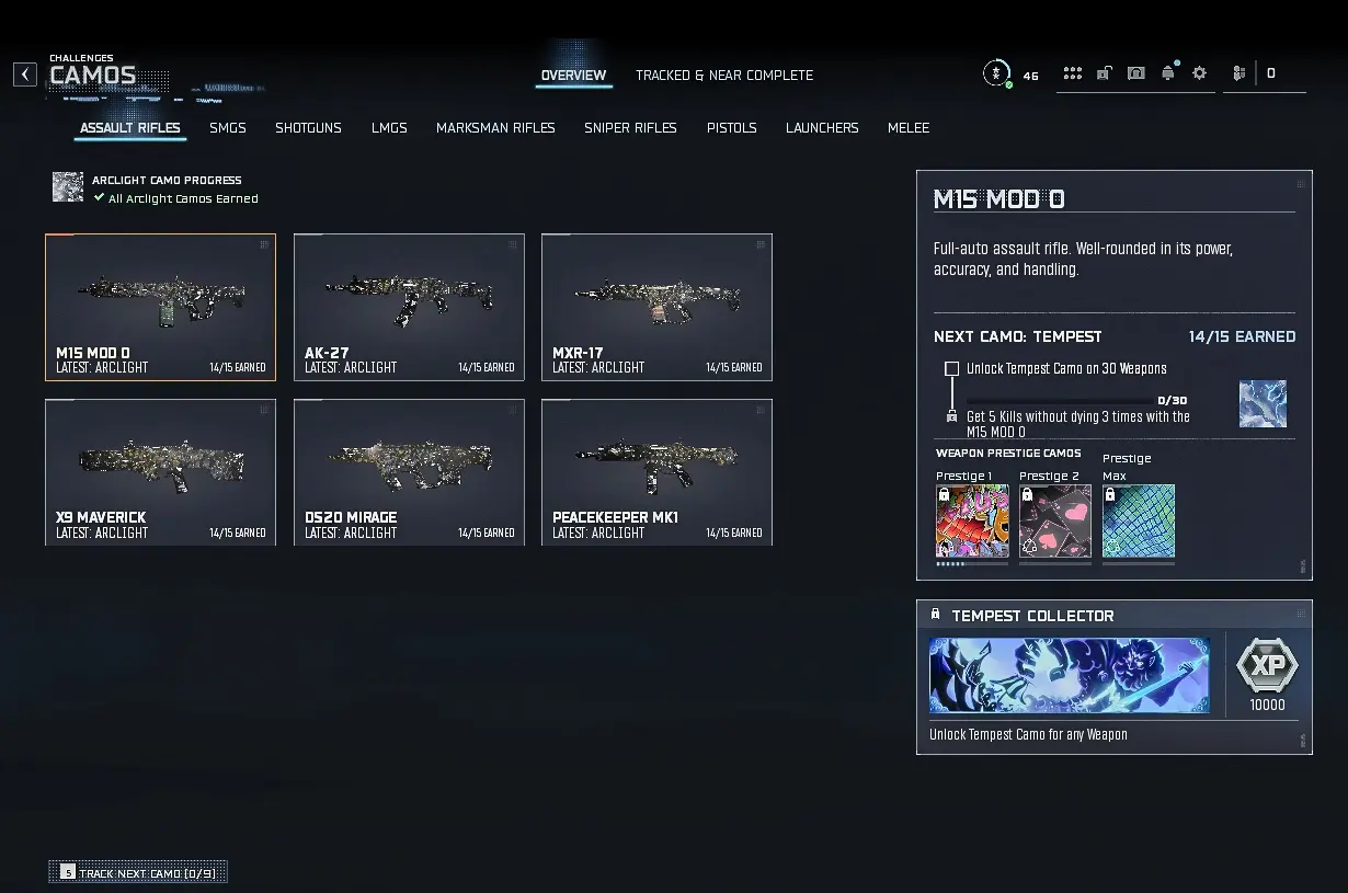 Kaufe 🏅BO7 🏅6 Arclight 🌠 78 Camos 🧨 6 Shattered Gold 🔫 SMGs 🎖 Level 55 ...