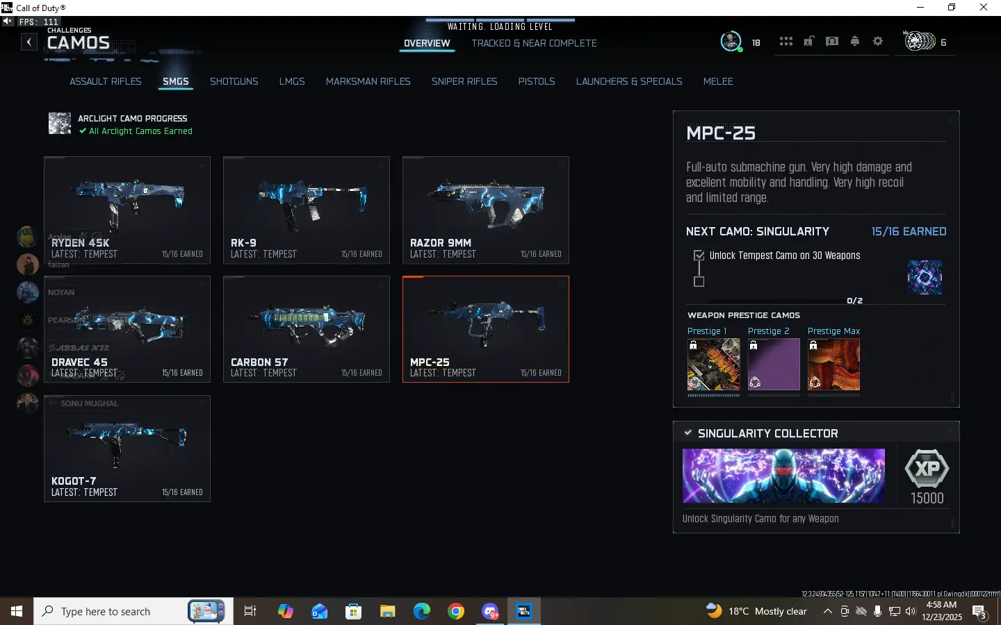 Buy 🏆 BlackOps 7 🏆 Prestige Master l 🎖️ Level 56+ l 🎨 30 Singularity ...