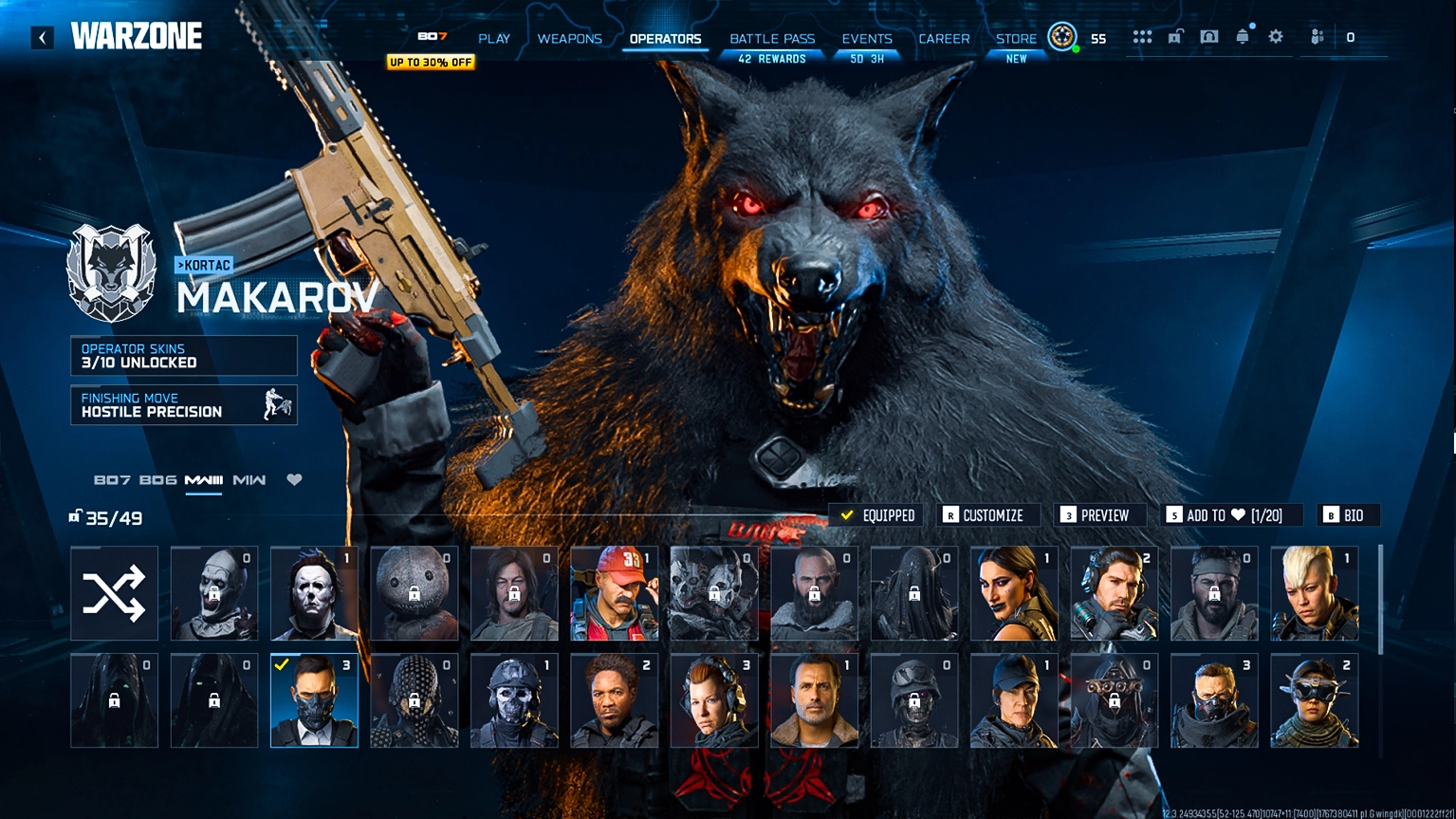 Buy ⚡ MW3 Level 850+ Prestige 16 | 🏆 BO7 Level 55+ Prestige 1 | 🎫 ...