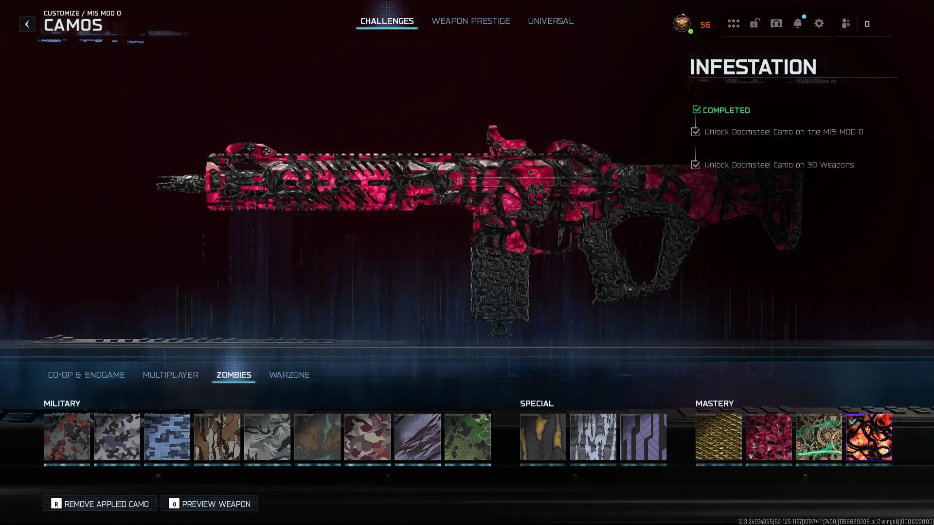 购买 💯💫 Stacked ️ Singularity Infestation on 30 Guns 🍁 Prestige Master 🎉 ...