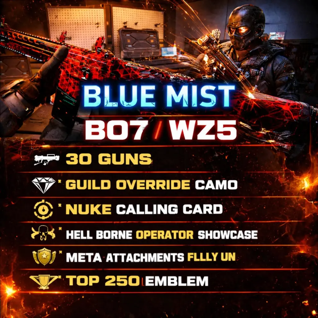 Kaufe 🎯 BO7 / WZ5 💥 33 Guns Guild Override Camo ☢️ Nuke Calling Card 👹 ...