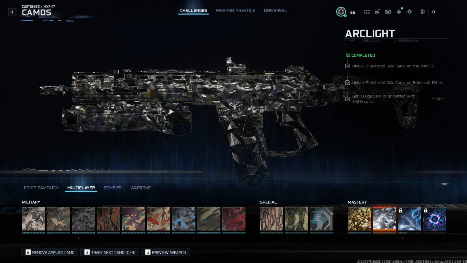 Kaufe 【12 SMG & Assault Rifles ARCLIGHT CAMOS】 【New Warzone & Bo7 ...