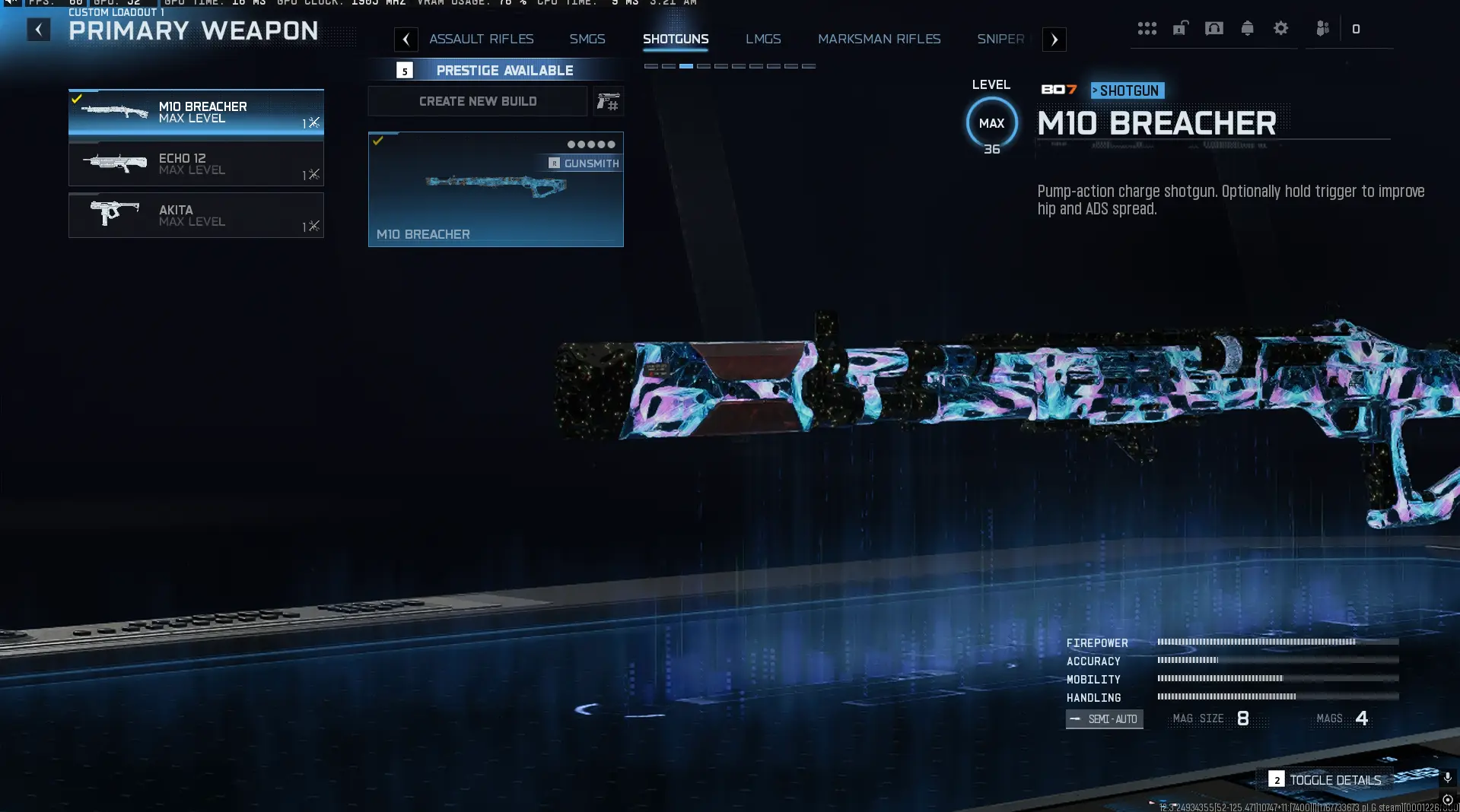 Buy BO7 / WZ5 Singularity Mastery Camo prestige master All Guns Max 🔥 ...