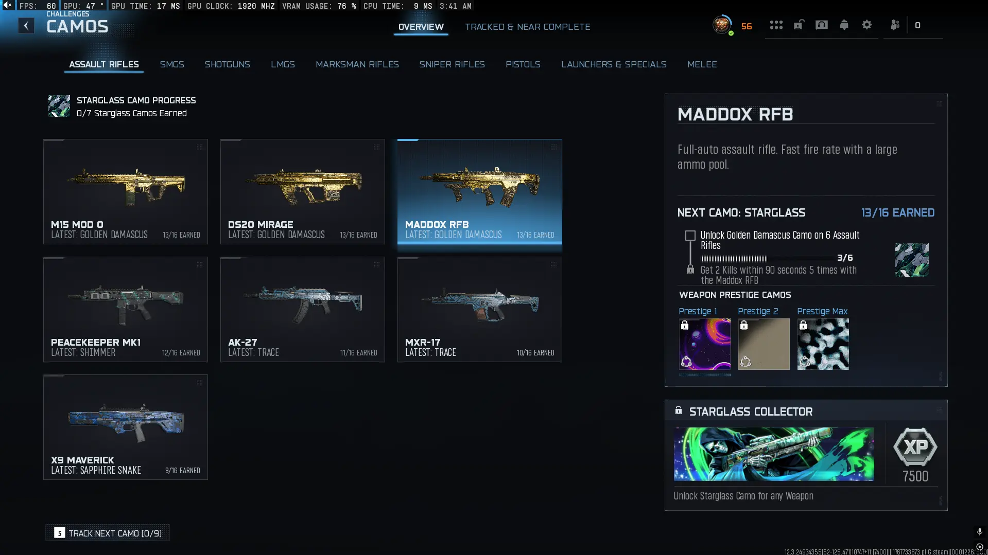 Buy BO7 / WZ5 Singularity Mastery Camo prestige master All Guns Max 🔥 ...