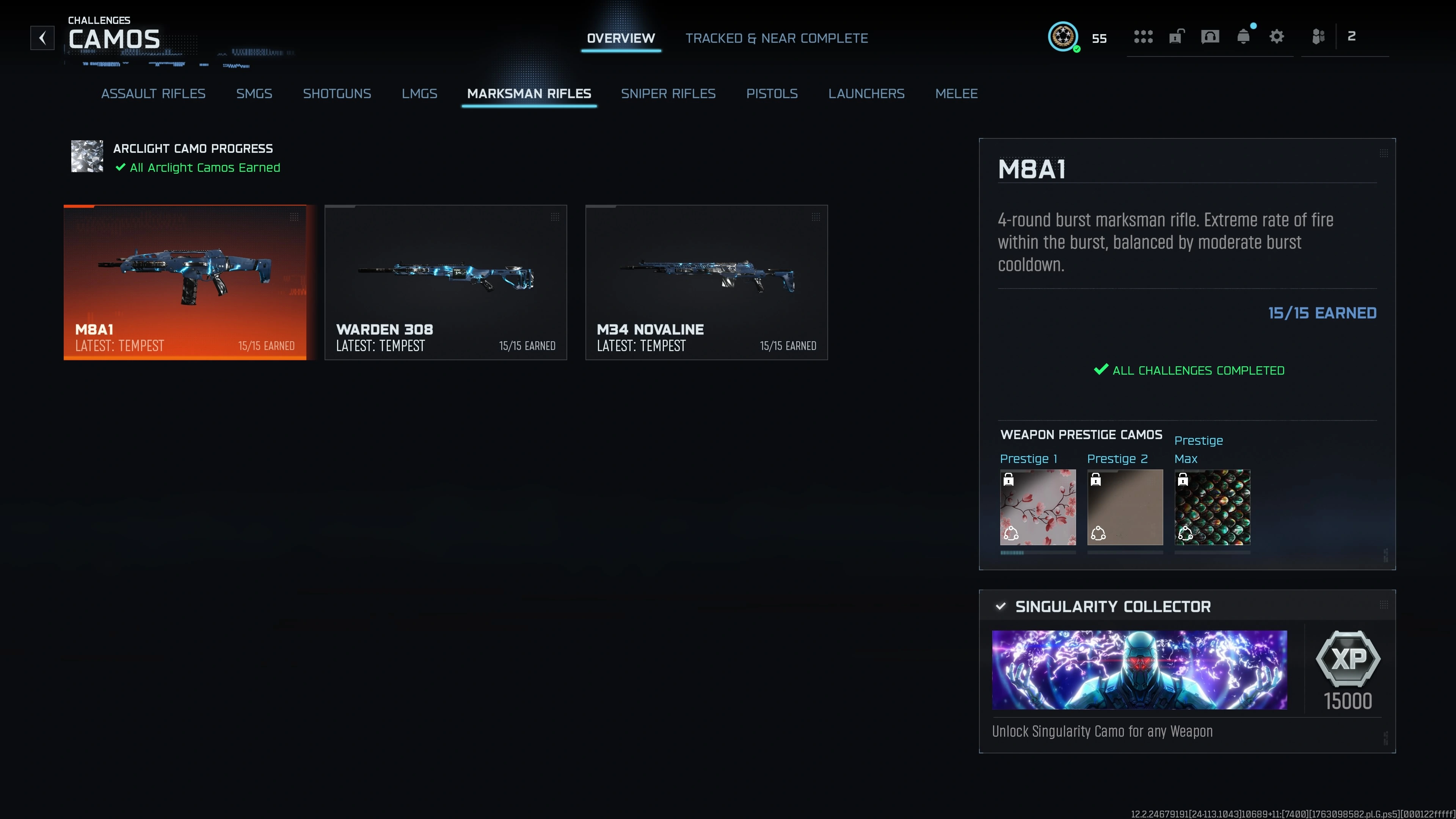 Buy BO7 | Level 55 | 30 Singularity Camos | Full Access for $52.34 ...