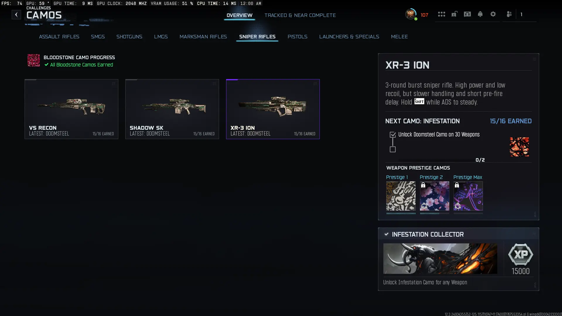 Achetez 🔥 WZ / BO7 🌠 Nexus Horizon 🌌🏆 Prestige Master – Level 107 ⭐🔫 32 ...