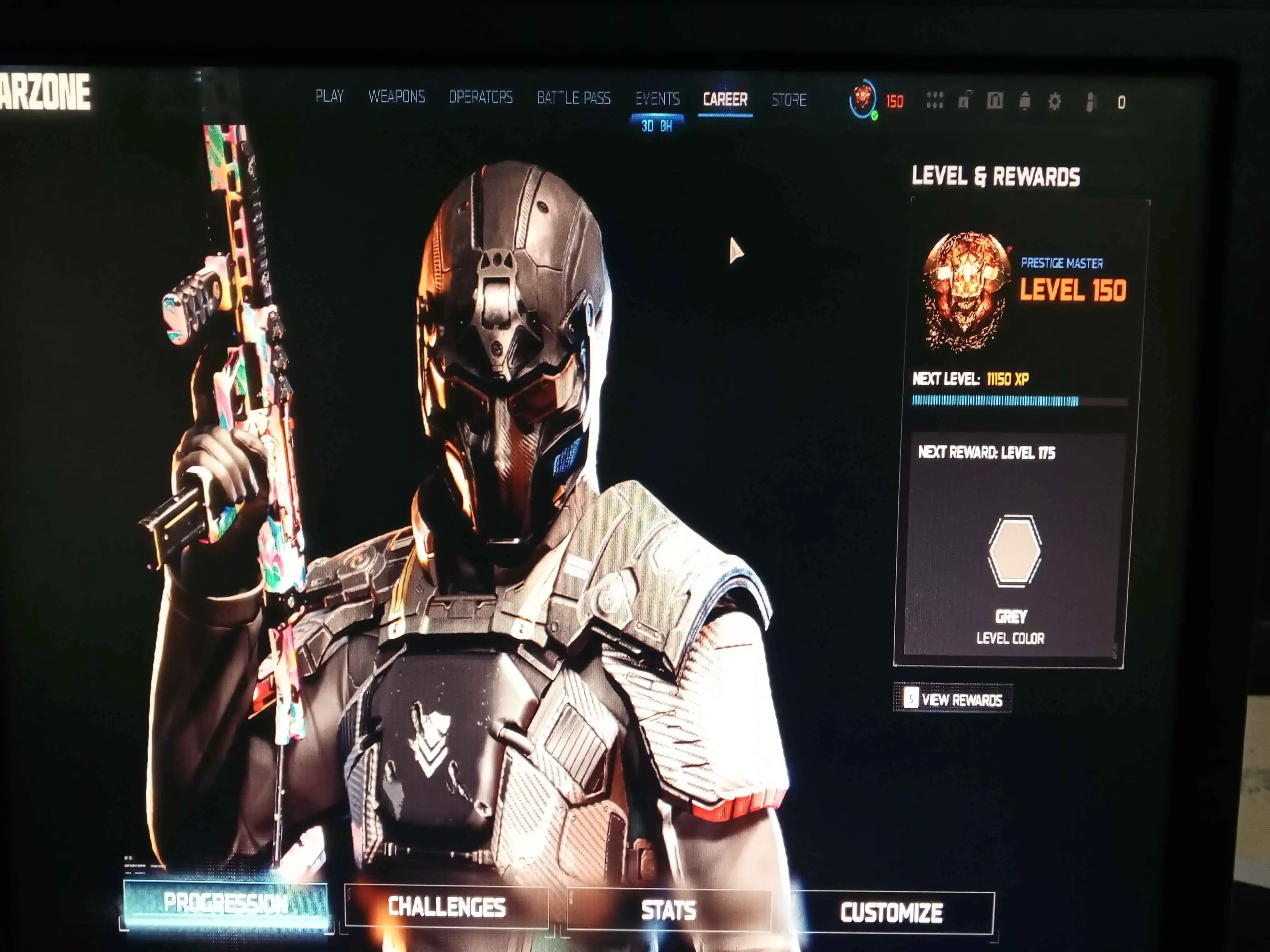 Buy 🔥 BO7 Prestige Master 150+ Lvl ☄️ 32 Singularity Camos ⚡ Blackcell ...