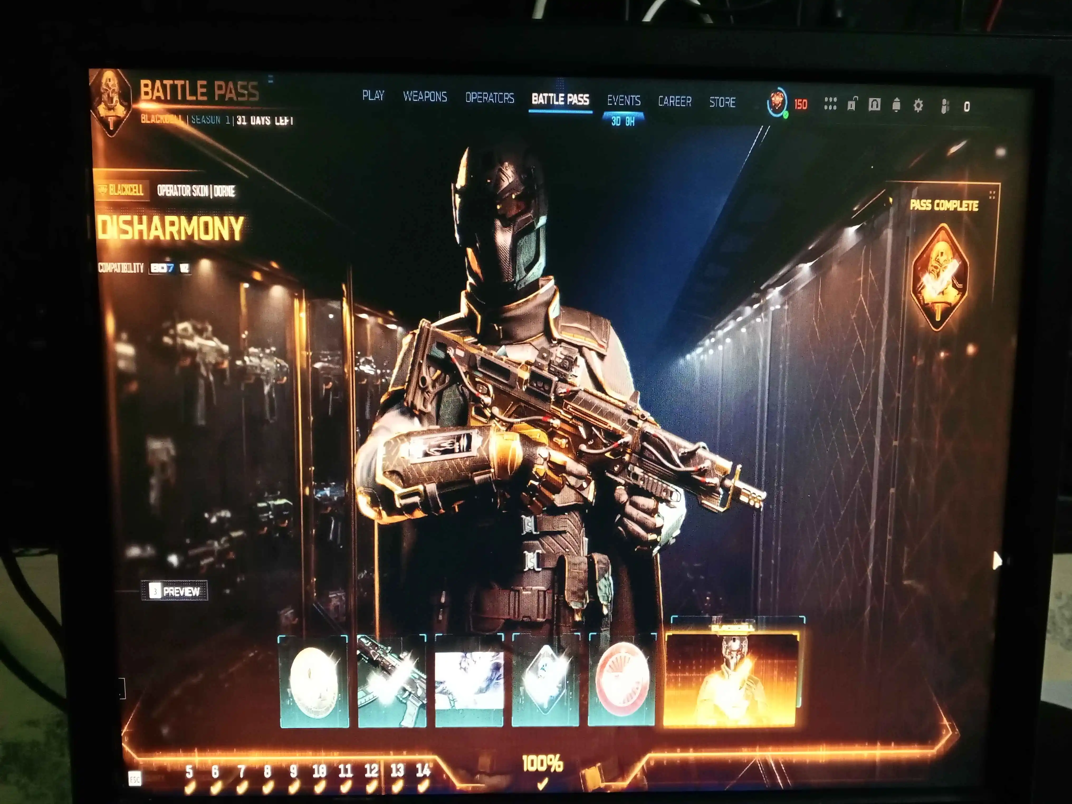 Buy 🔥 BO7 Prestige Master 150+ Lvl ☄️ 32 Singularity Camos ⚡ Blackcell ...
