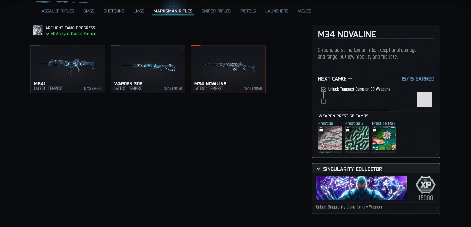 Buy 🌟 BO7 🎮 Prestige Master + 30 Singularity Camos On All Guns 🎯 Level ...