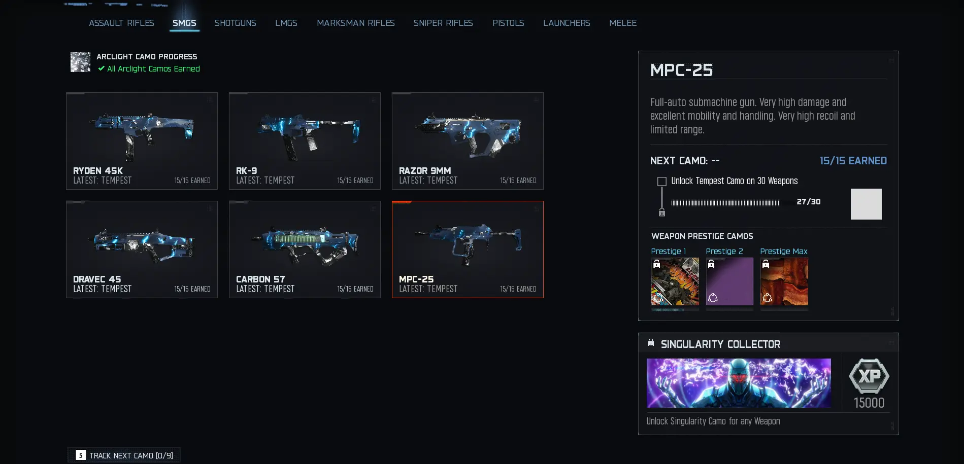 Buy 🌟 BO7 🎮 Prestige Master + 30 Singularity Camos On All Guns 🎯 Level ...