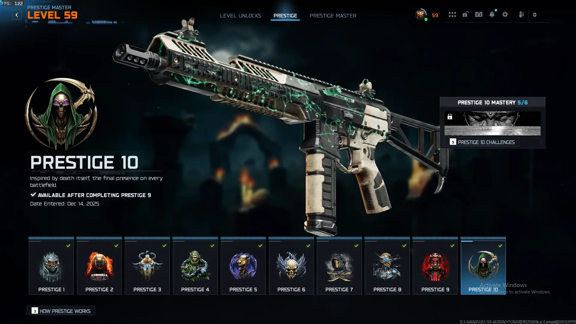 Achetez 🎉 Prestige Master Apocalypse Camo on 30 Guns 💫 level 56 🎀 22 ...