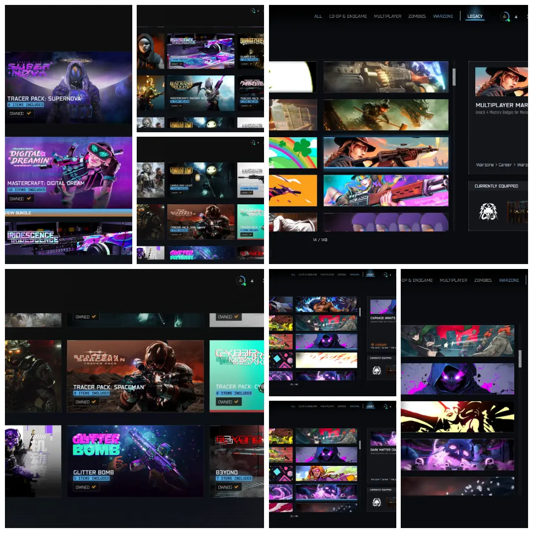 Buy WZ / BO7 / BO6– Prestige Master Level 300 | 36 Dark Matter | 50 ...