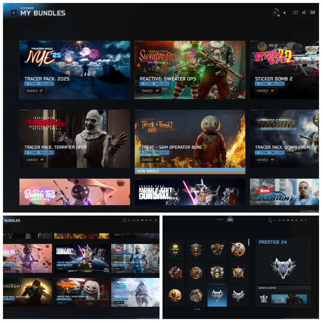 Kaufe MW3 Level 1200 | Interstellar, Obsidian, One Trick & Mercury ...