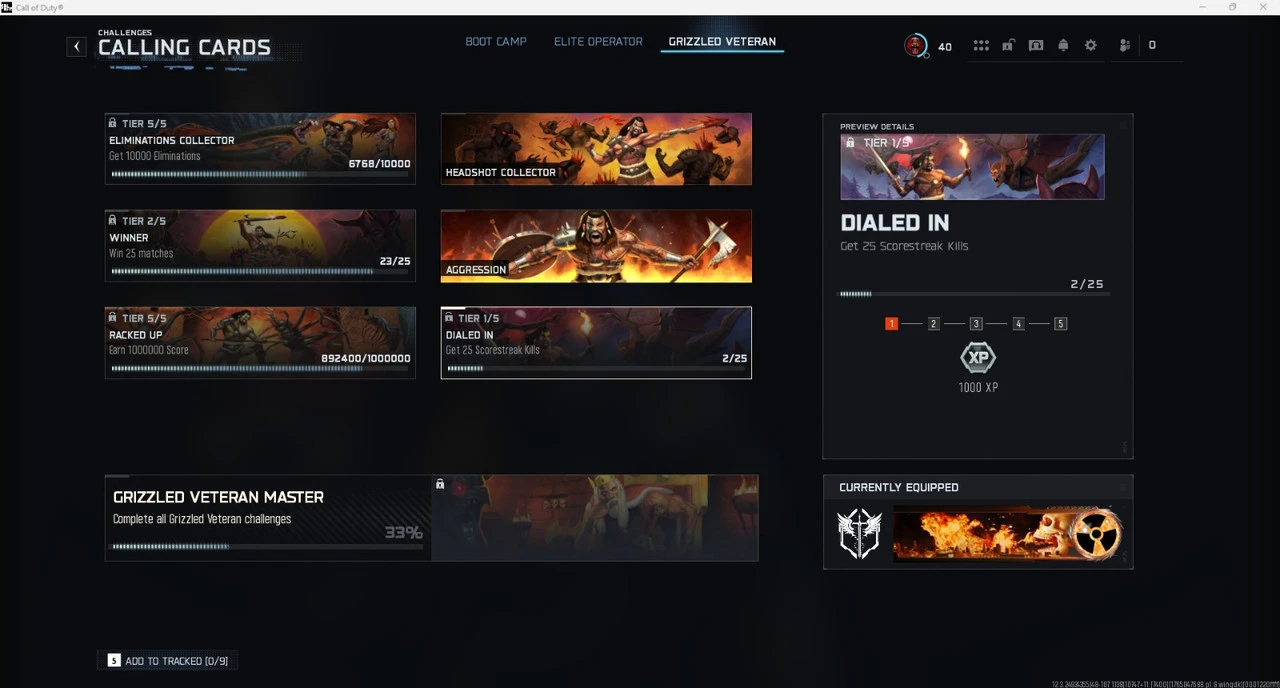 ซื้อ 🎮【 Account From BO7 Beta -🎖️ Prestige 9 】【30 SINGULARITY Camos ...