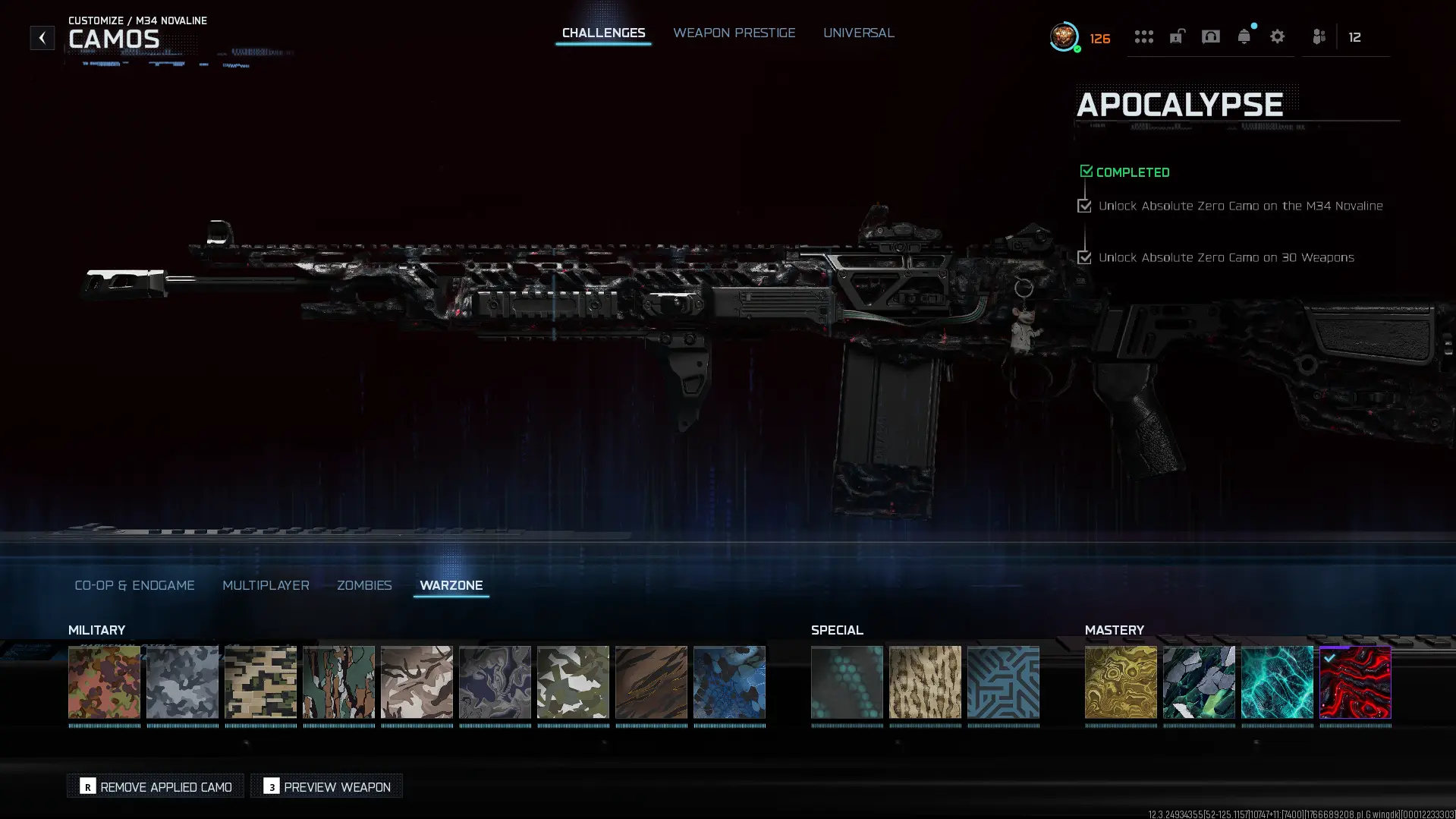 Αγόρασε 🔥 WZ / BO7 🌠 Nexus Horizon 🌌🏆 Prestige Master – Level 126 ⭐🔫 26 ...