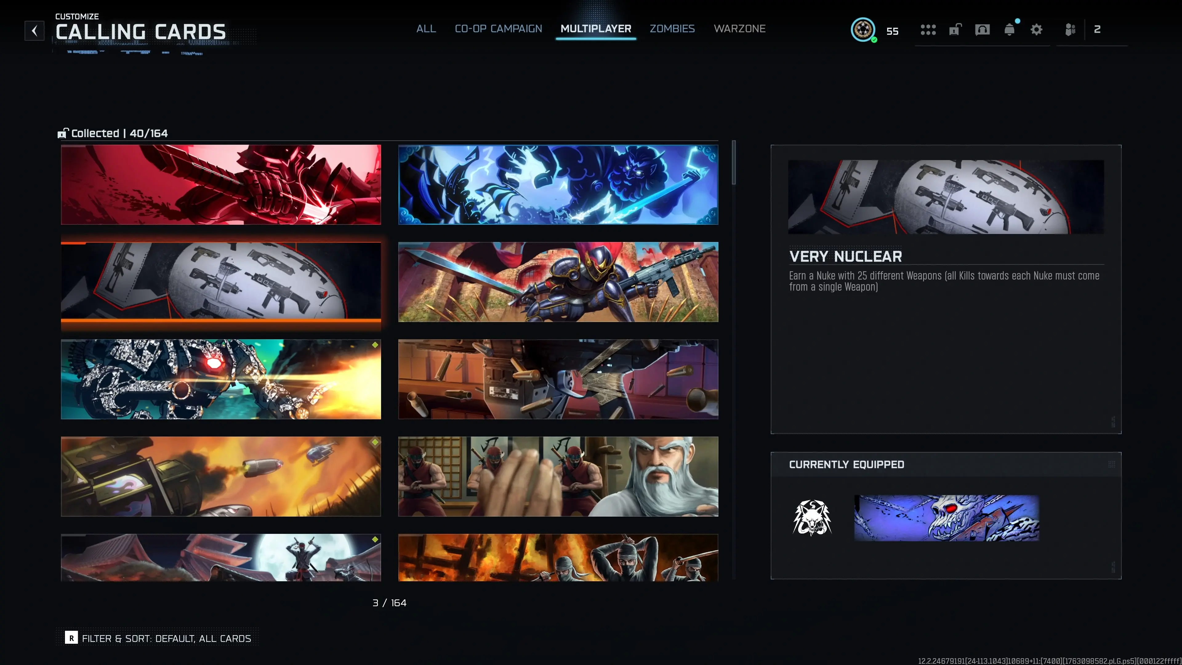 Buy 🌿 33-Gun Singularity (Legit) | 🎍 Lv 55 P1 🧊 Shattered Gold Complete ...