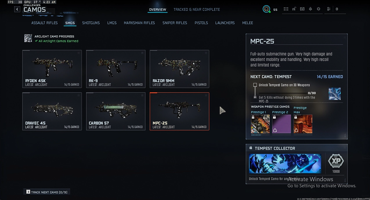 Buy 🔥 BO7 🔥 6 Arclight ⚡ 78 Camos 🌋 6 Shattered Gold 🛡️ Assault Rifles ...