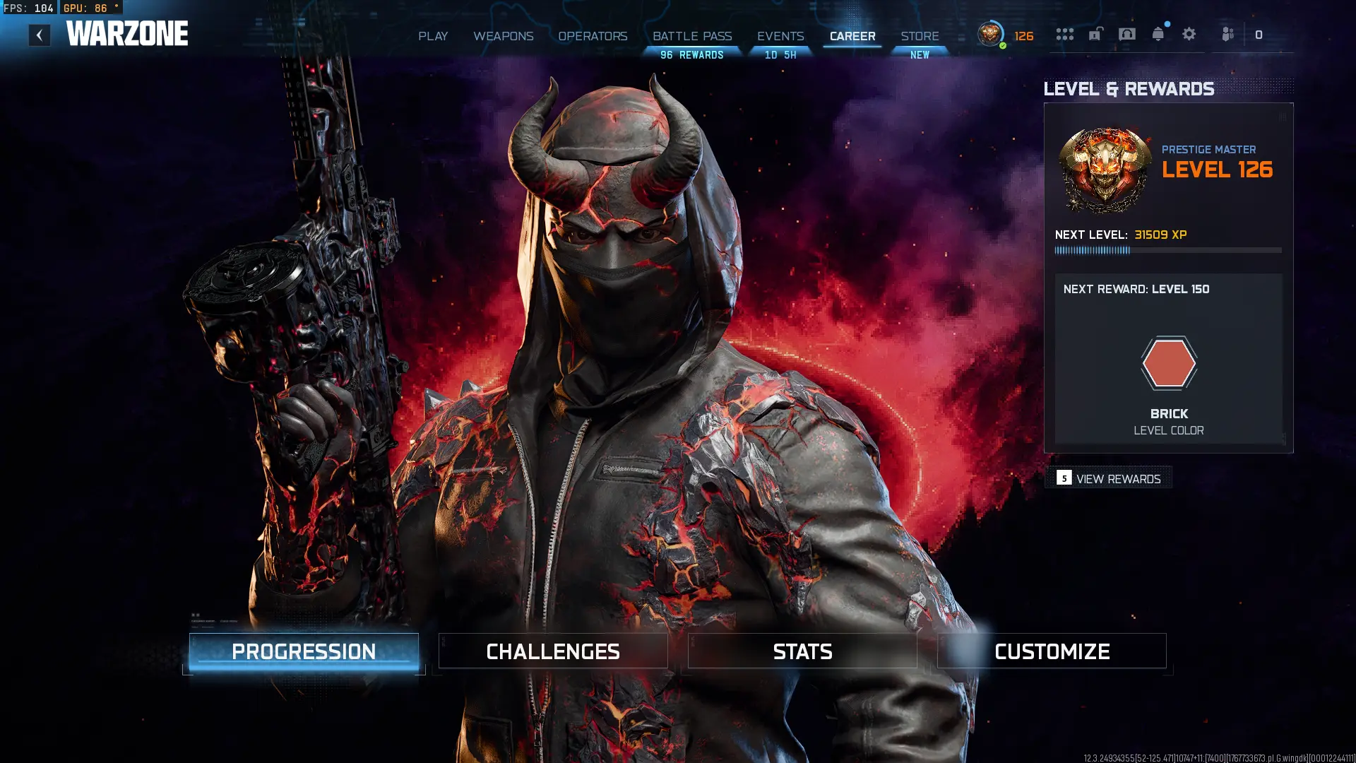 Achetez 🔥 BO7 Prestige Master Lv 126 ☄️ Singularity x35 🎃 Infestation ...