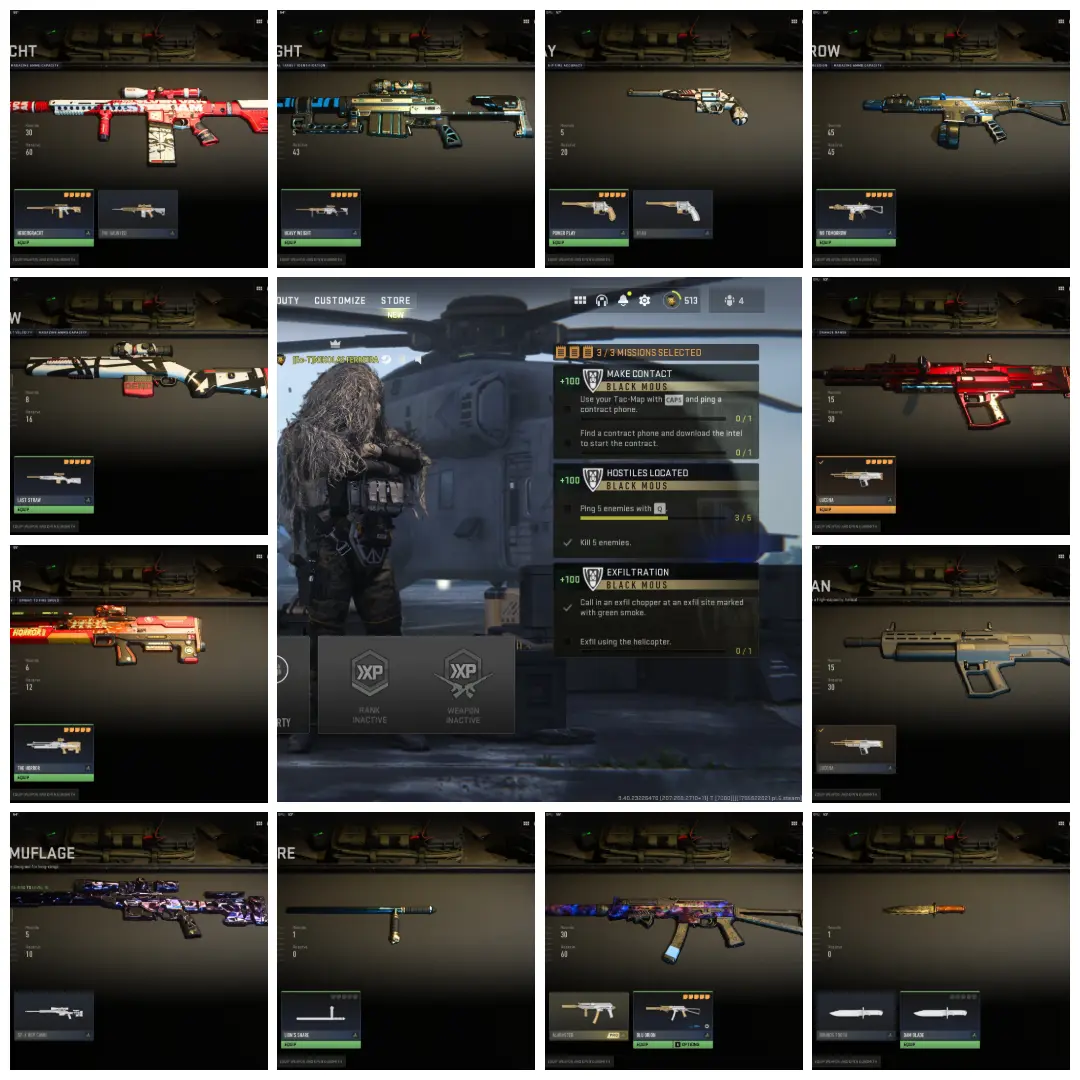 Buy 🔥 MW2 Level 510 🔫 | 60 Guns Maxed 💥 | Orion Camo 🌌 | Blue Gun ...