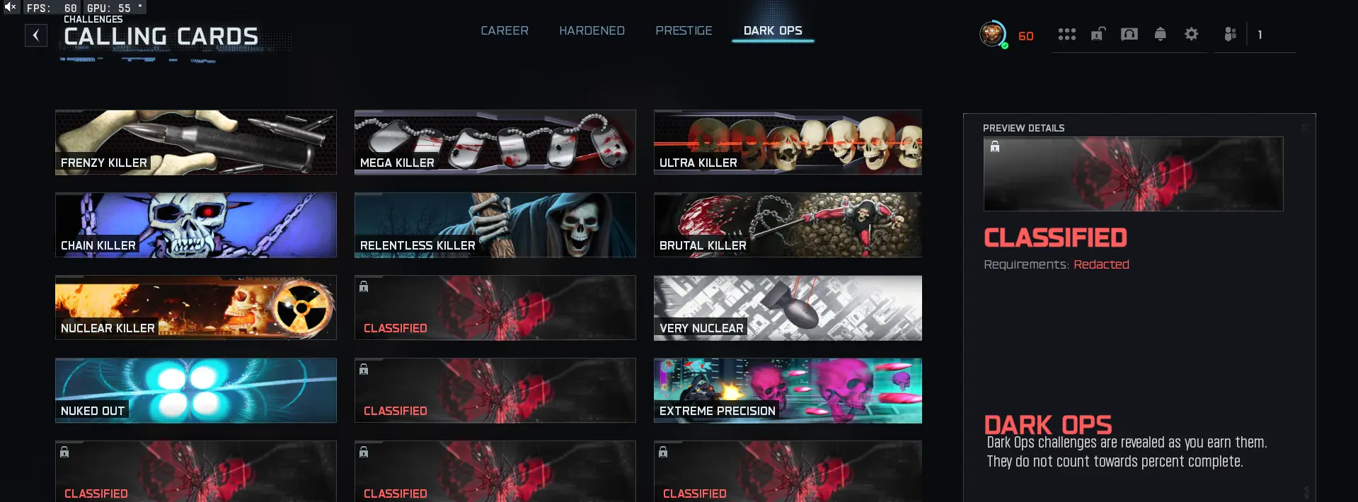 Buy 🎮【🎖️ Prestige Master ⸱ Level 60 】【35 WEAPONS SINGULARITY CAMOS ...