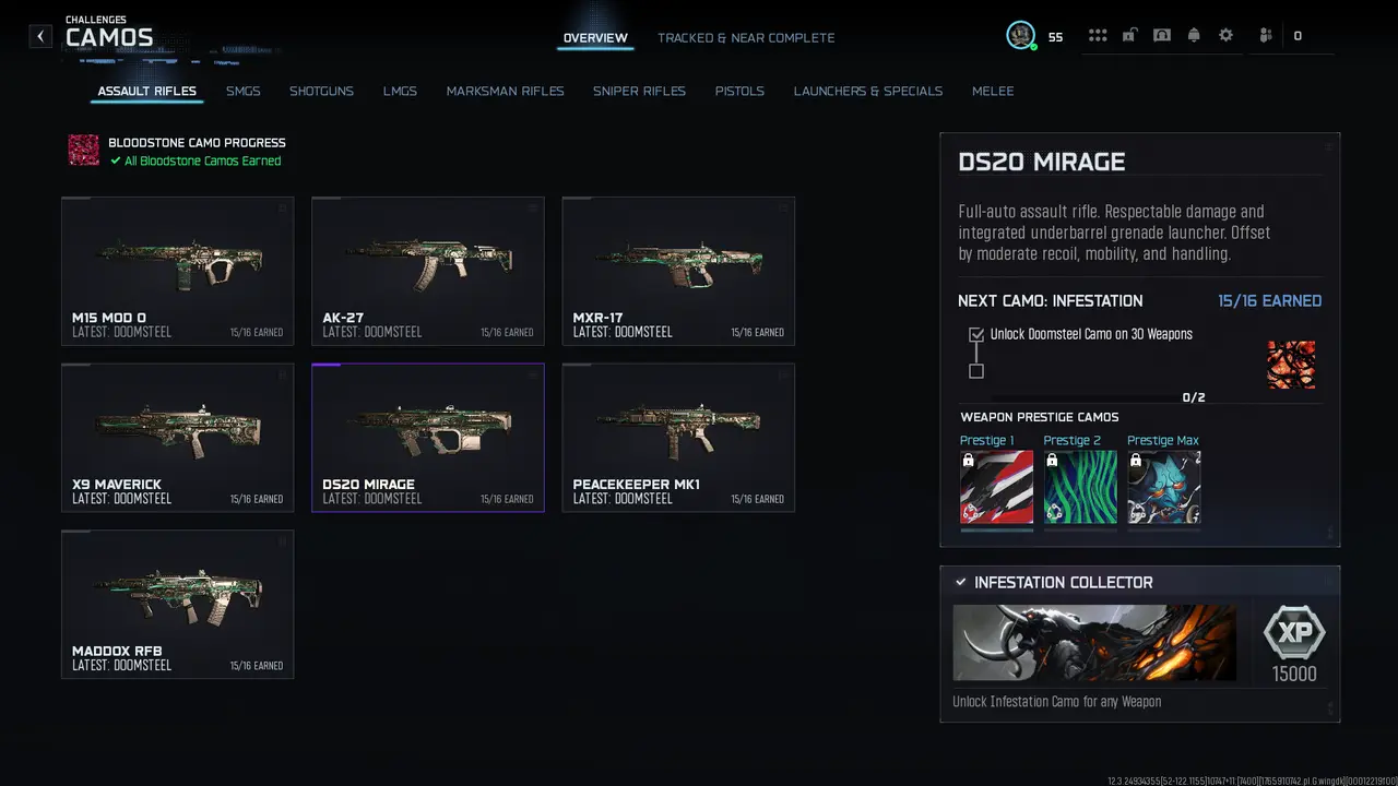 Kaufe 🎮【30 WEAPONS INFESTATION CAMOS】【30 SINGULARITY & 33 Genesis CAMOS ...