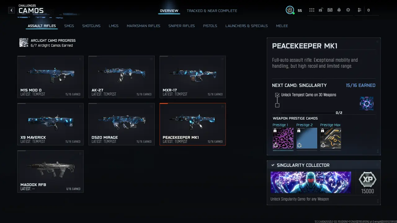 Buy 🎮【30 WEAPONS INFESTATION CAMOS】【30 SINGULARITY & 33 Genesis CAMOS ...