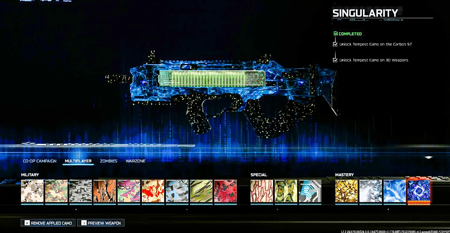 Achetez 🧿 BO7 🧿 Prestige Master 💠 Singularity 💠 450 Camos 🦅 Elite ...