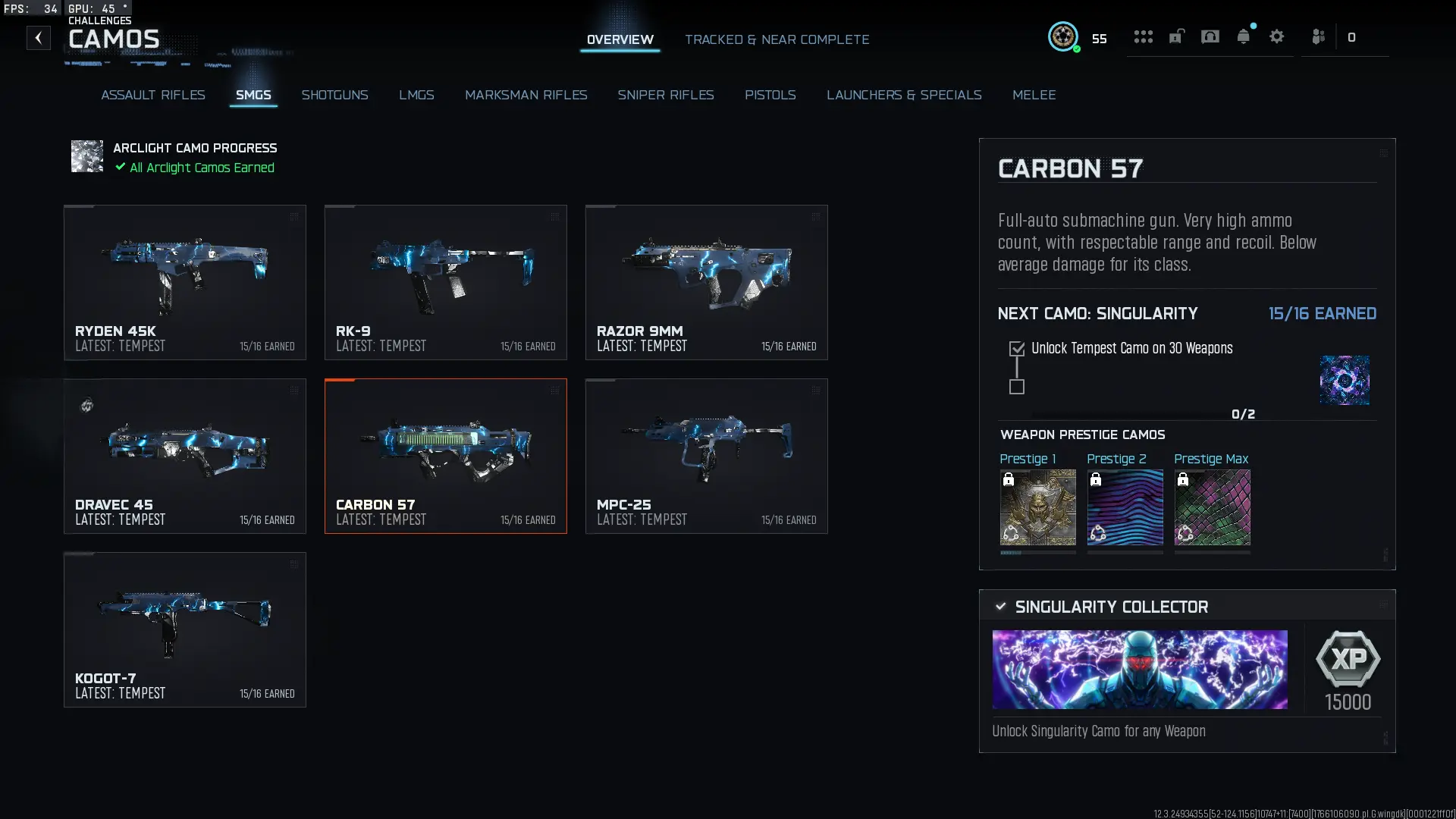 Buy 💠 BO7 💠 30 Singularity Camo Level 55 Maxed 🎭 10+ Operators ⭐ Ready ...