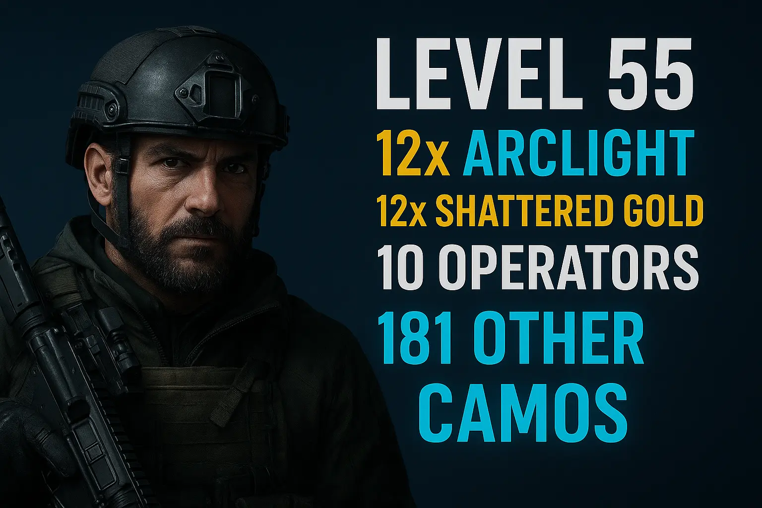 Buy 🔮🧨 Arclight (12) ⎮ 🖍️ 181 Camos ⎮ BO7 / Warzone Setup ⎮ 🏅 Prestige ...