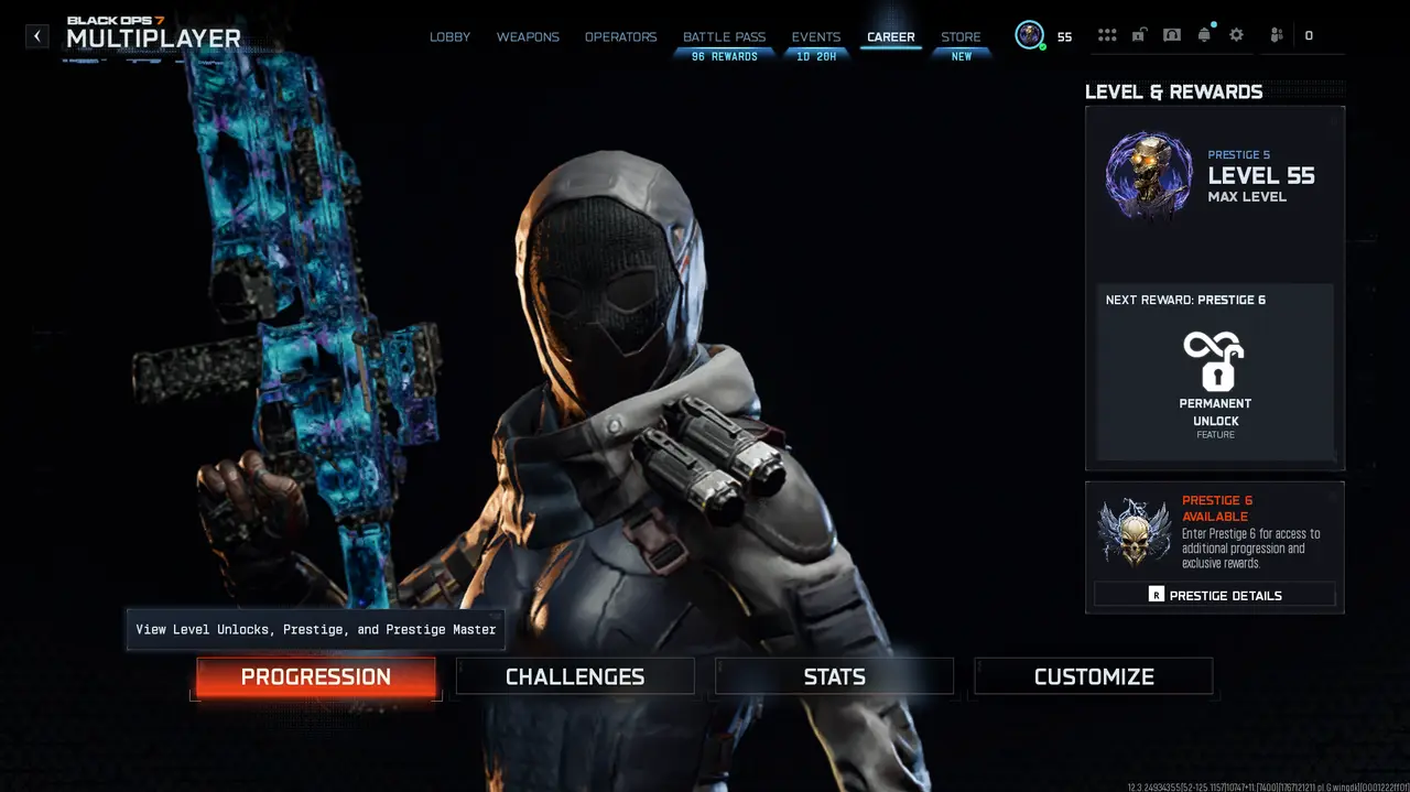 Buy ⚡ BO7 ⚡ 35 Singularity 🌠 Prestige 5 MAX, Ready To 6 LVL 55 🧿 18 ...